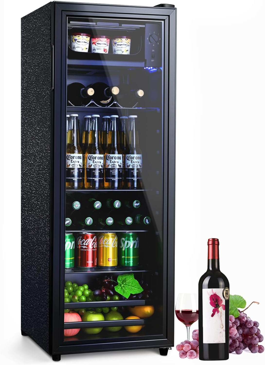 Amazon.com: Anypro 4.5 Cu.Ft Beverage Refrigerator Cooler, Mini Fridge ...
