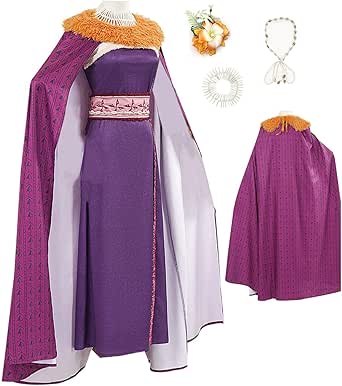 Amazon.com: Women Ocean Cosplay Costume Villain Matangi Dress Cloak ...