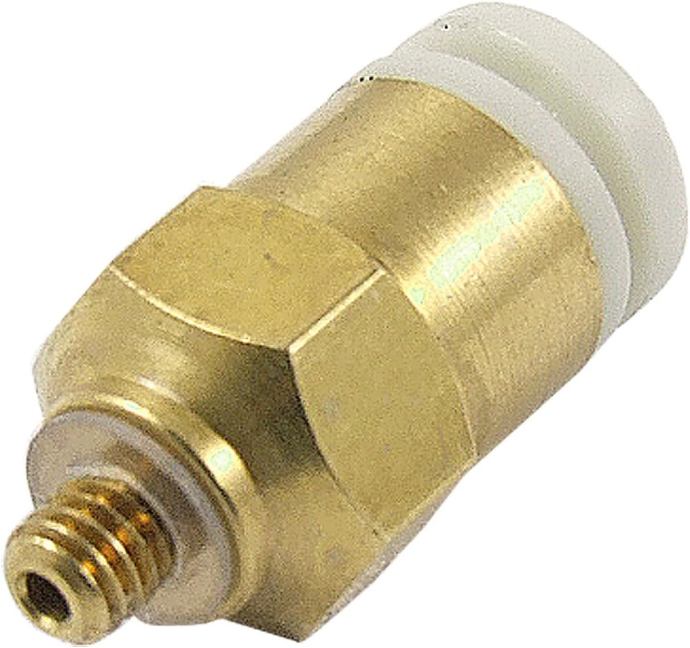 Amazon.com: Aexit M3 x Fittings 2mm Male Thread Pneumatic Straight ...