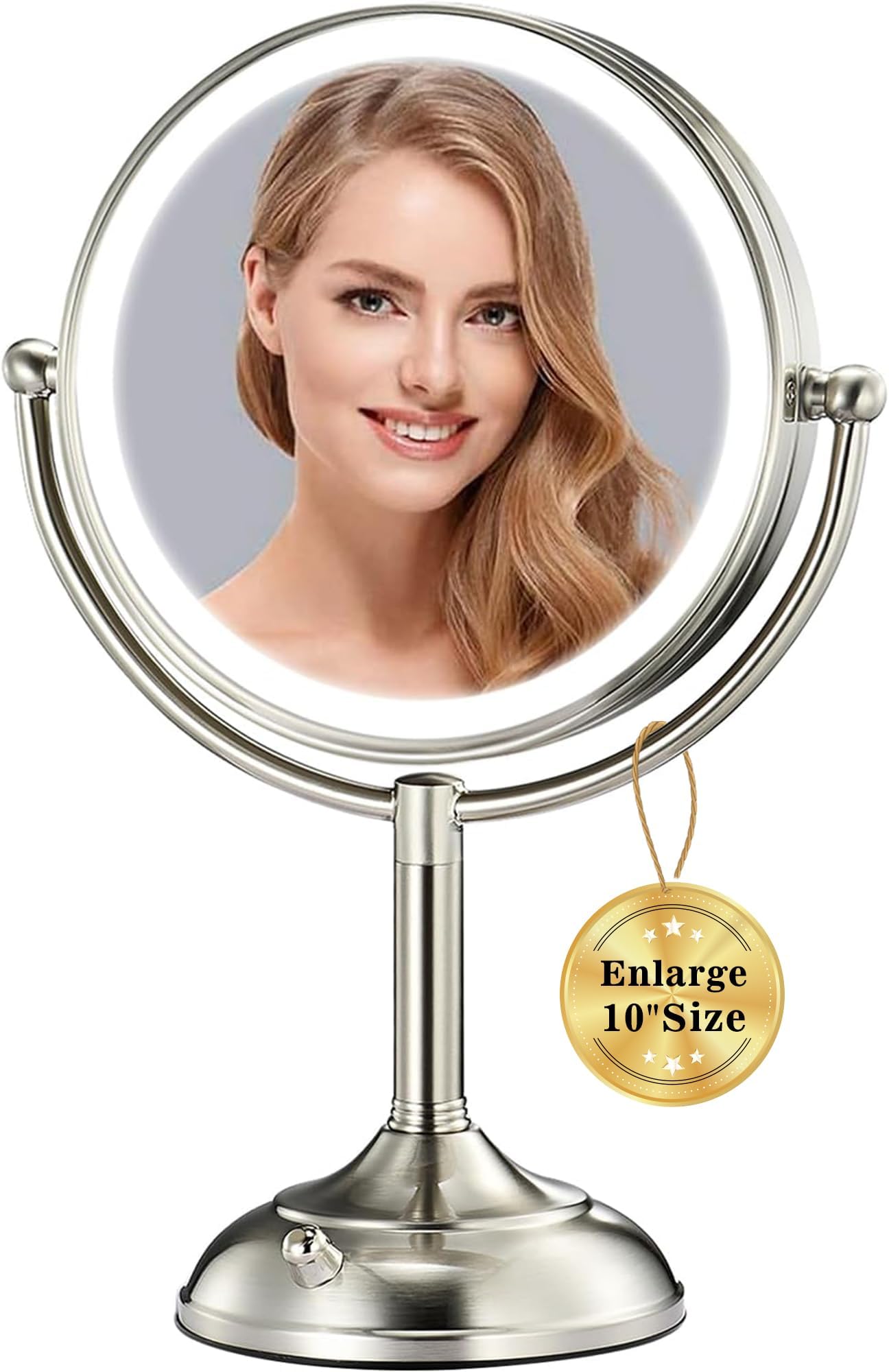 Amazon.com : GURUN 8.5 Inch Rechargeable LED Lighted Tabletop Makeup ...