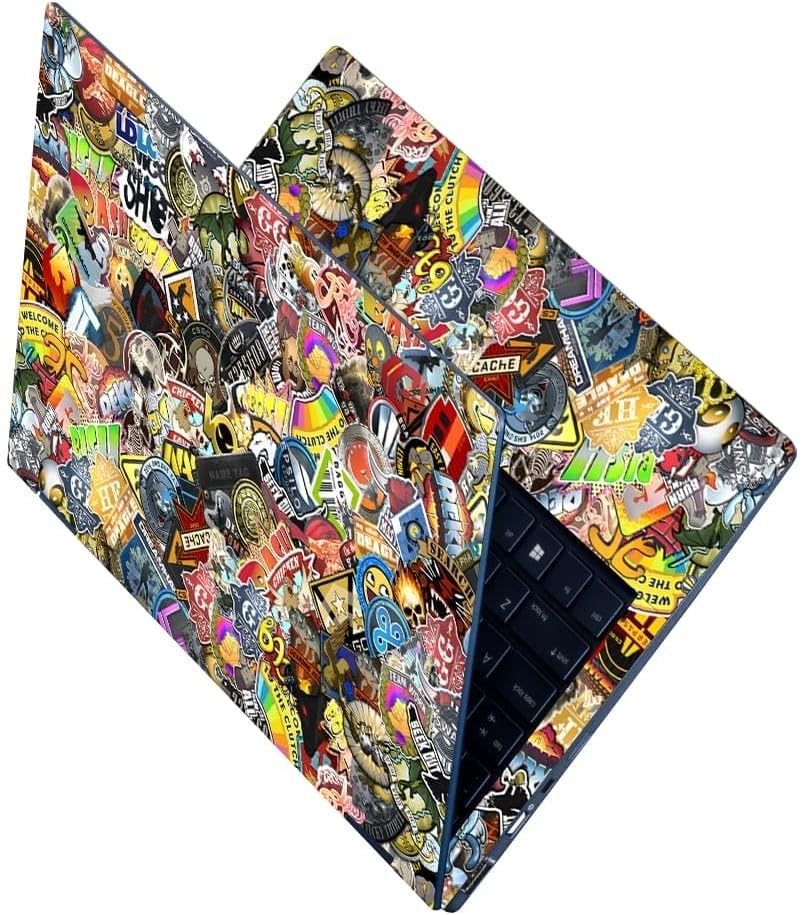 Finearts Full Body Laptop Skin Upto 15.6 inch Sticker Compatible for ...