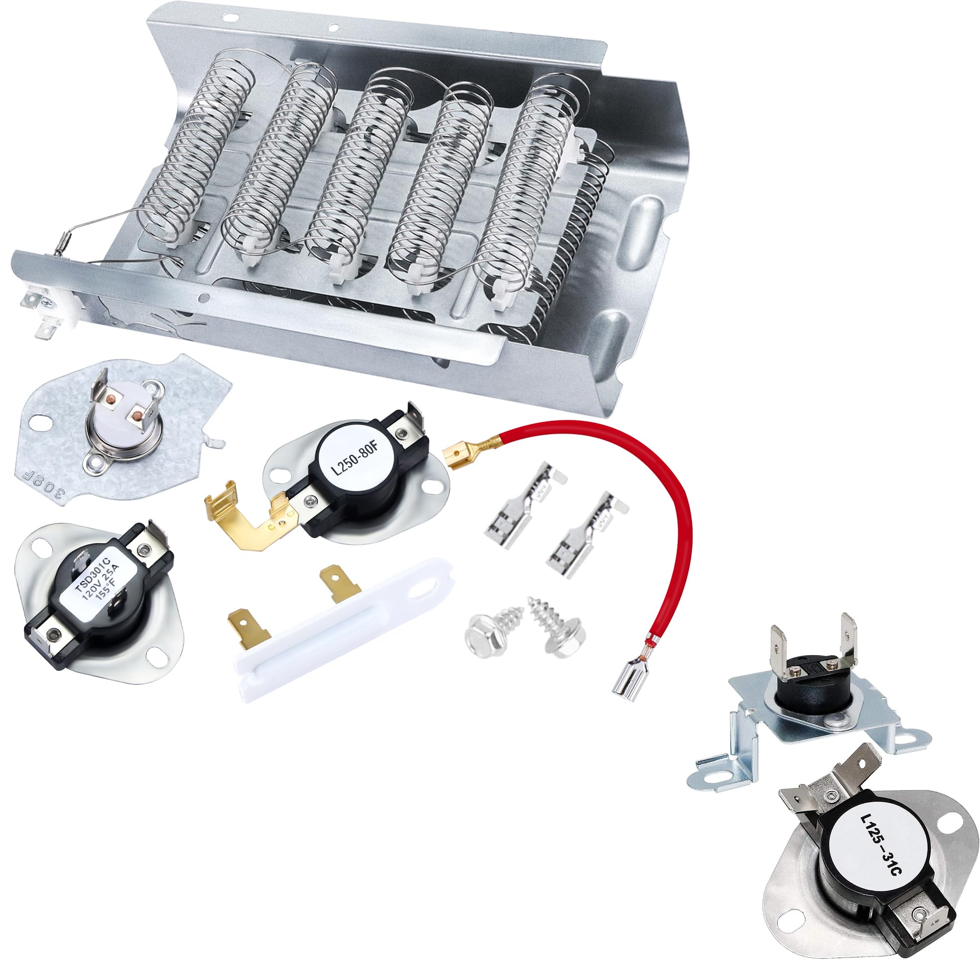 Amazon.com: 279838 Dryer Heating Element W10724237 3977767 3392519 ...