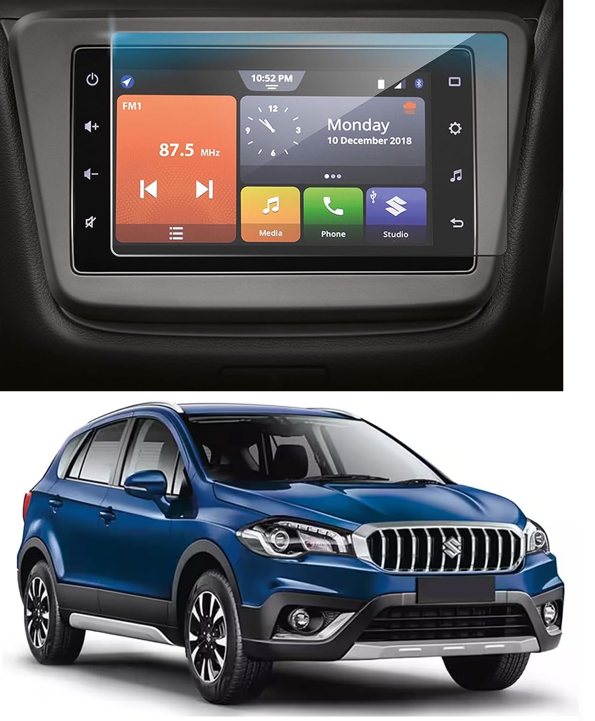 Safety Accessories Car Touch Screen Navigation System Tempered Glass ...