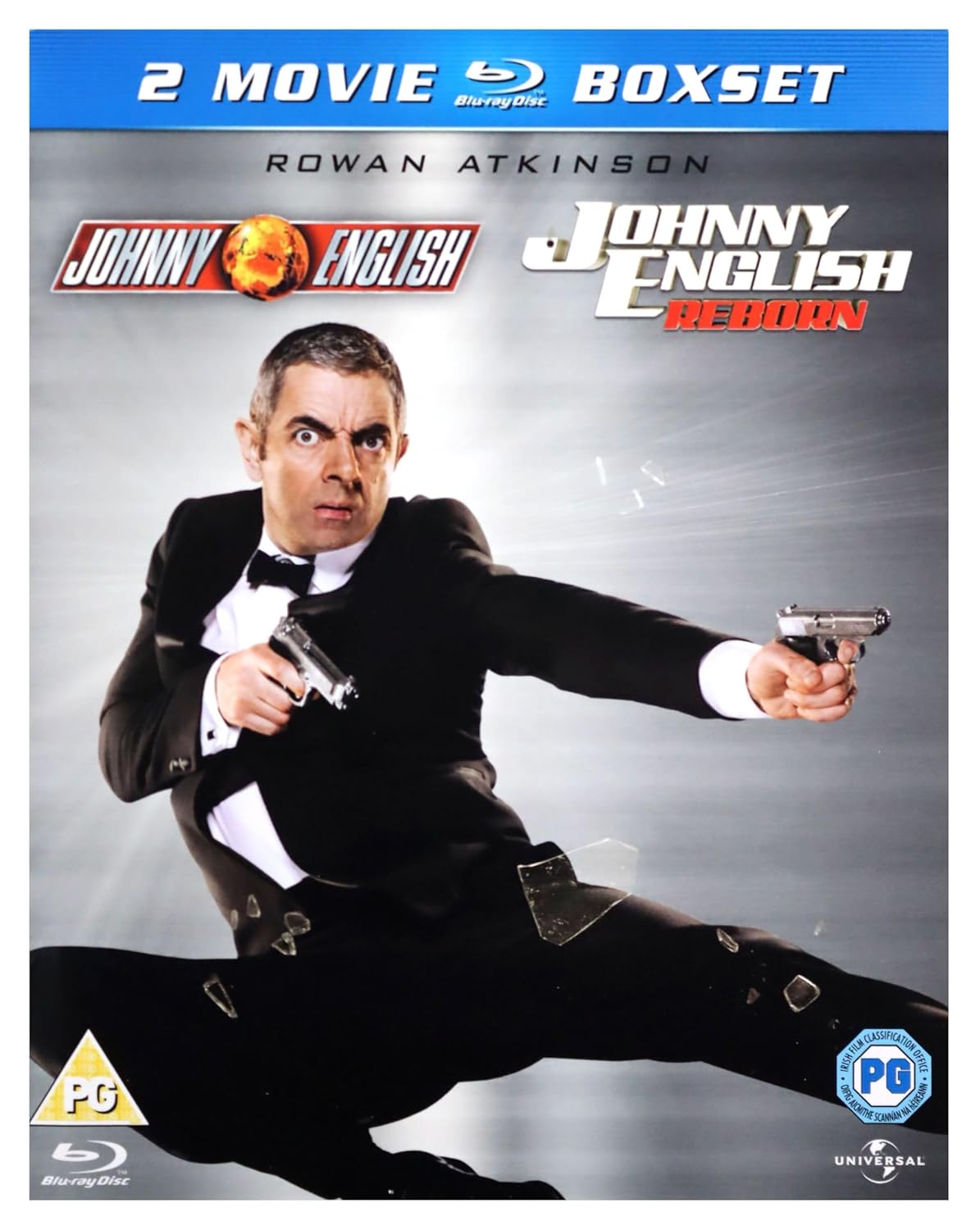 Amazon.com: Johnny English / Johnny English Reborn Double Pack [Blu-ray ...