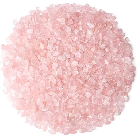 Amazon.com : WAYBER 1 Lb/460g Natural Pink Quartz Crystal Stones ...