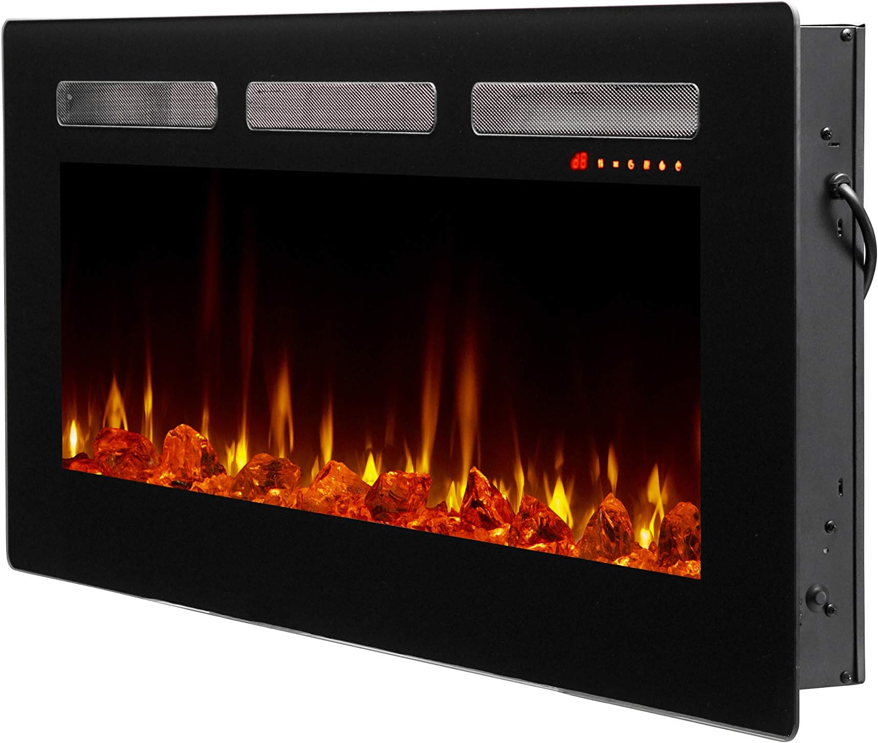 Amazon.com: Dimplex Sierra Electric Fireplace Heater, 48" Inch, Black ...