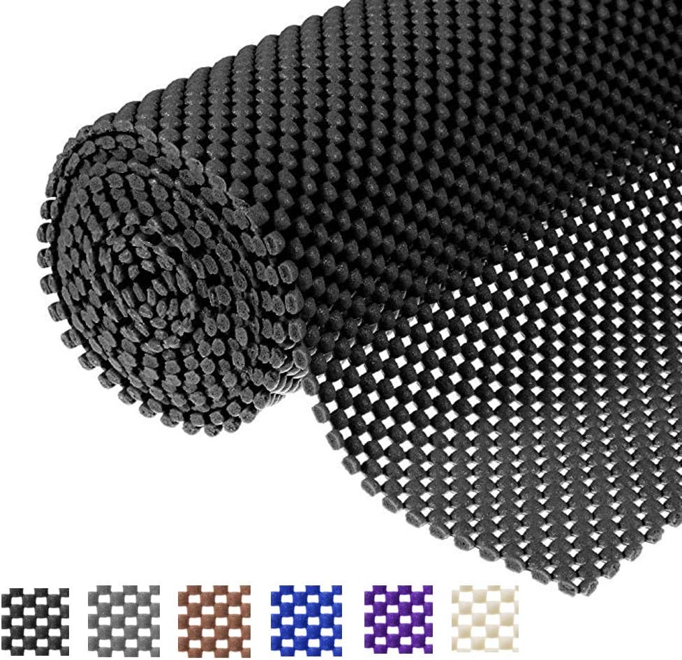 Bar Pub Shelf Liner Black Mat Glass Drying Mesh Roll 10 meter x 60cm ...