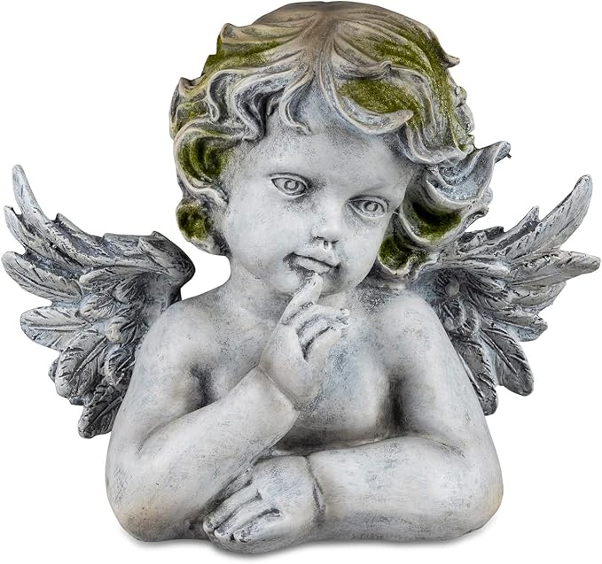 dekojohnson Grabengel Engel-Büste Schutzengel Grabschmuck Grab-Deko ...