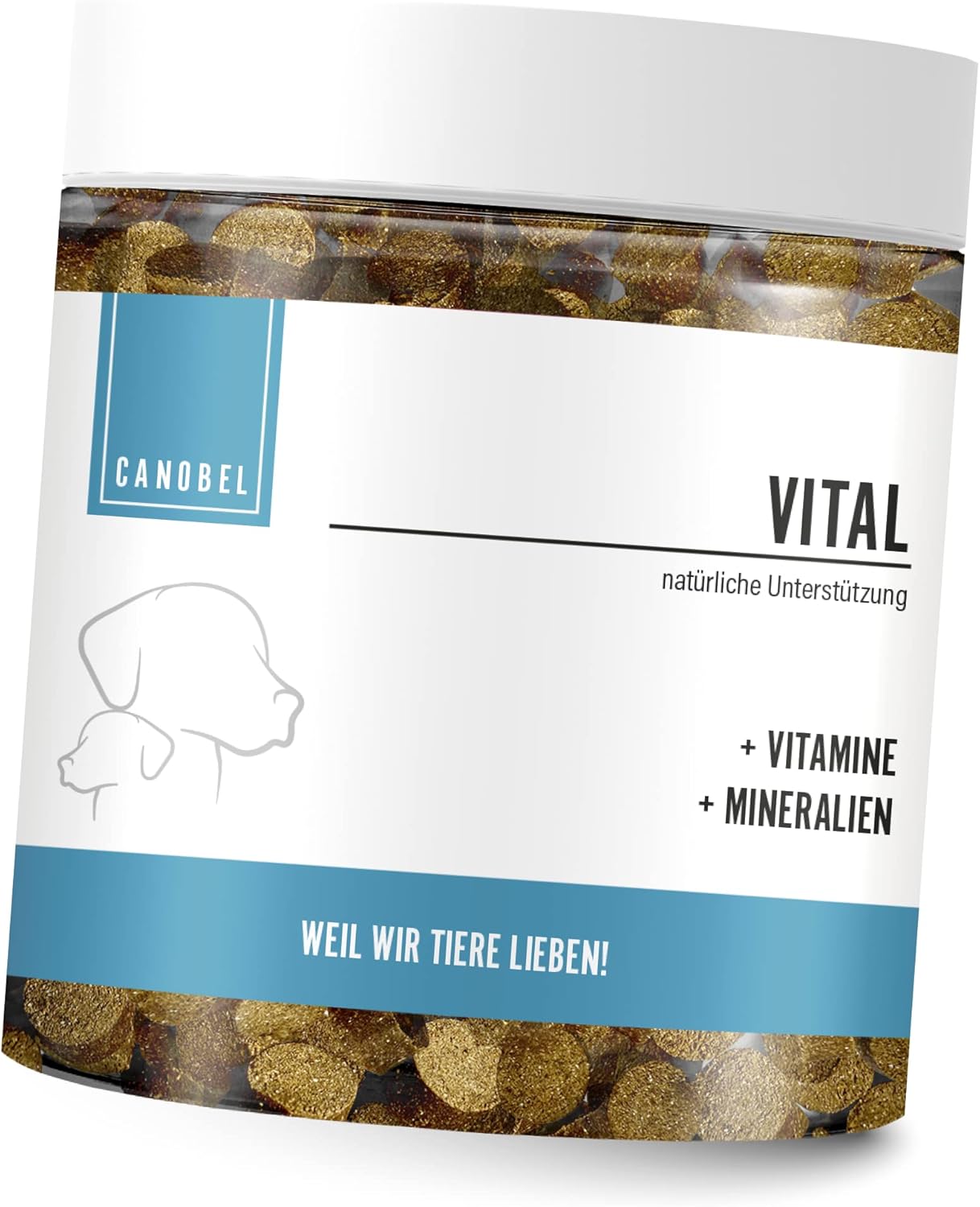 Canobel VITAL Vitamin B Komplex für Hunde & Katzen I B1, B2, B5, B6, B9 ...