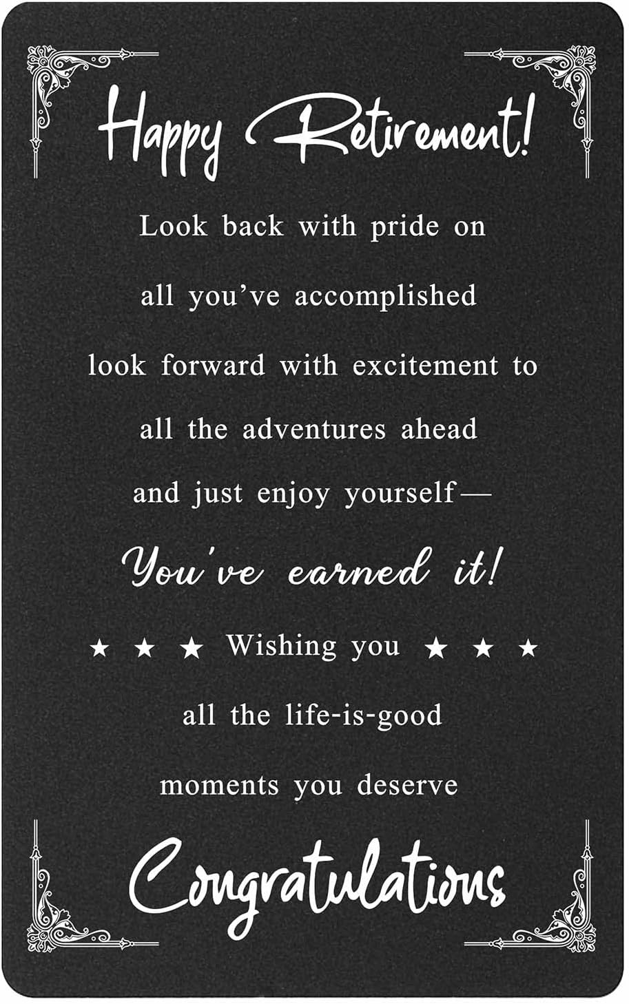 Amazon.com : Suoegigs Happy Retirement Gifts for Women or Men ...