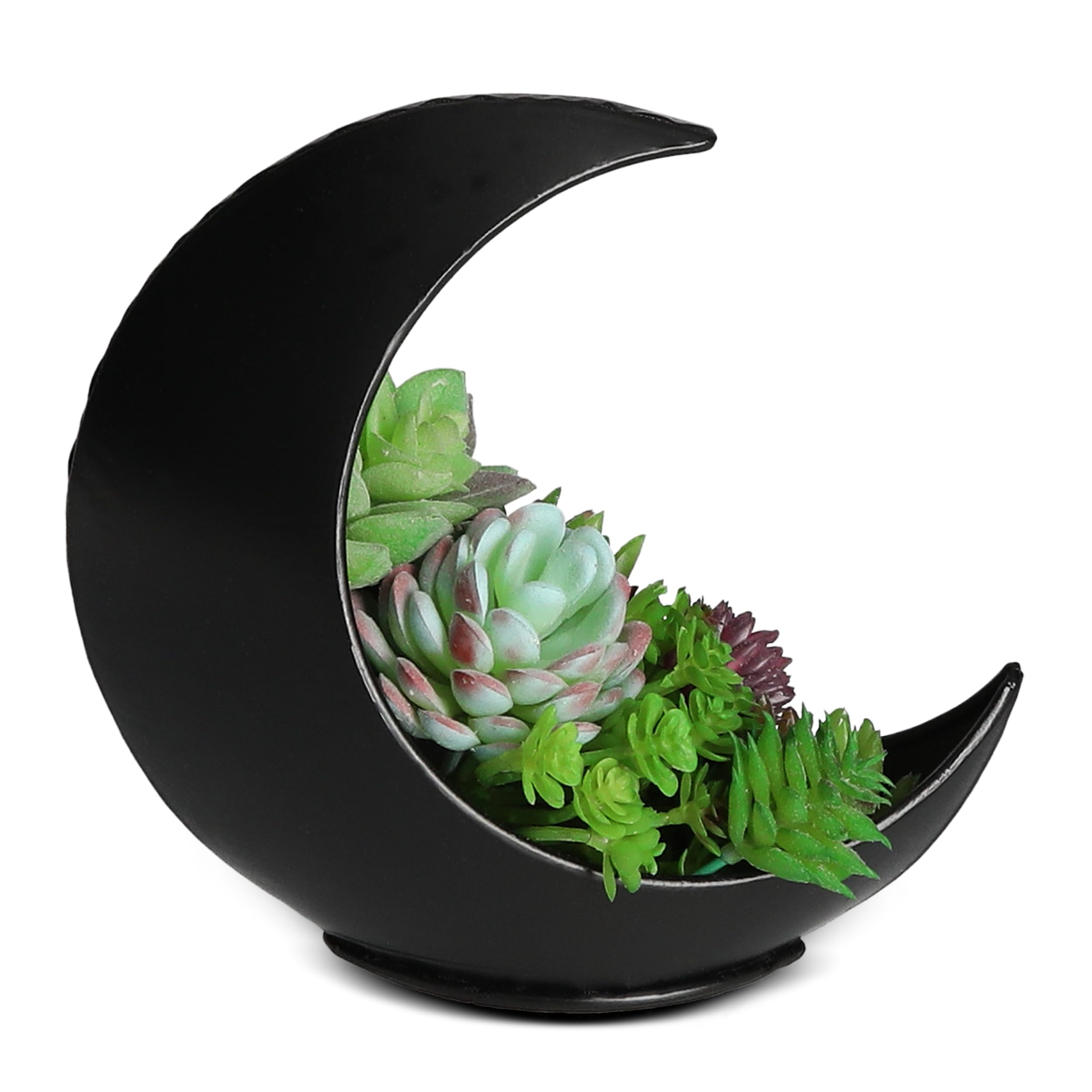 Amazon.com: Oakadoaks Table Planter - Desk Moon Planter – Candle Holder ...