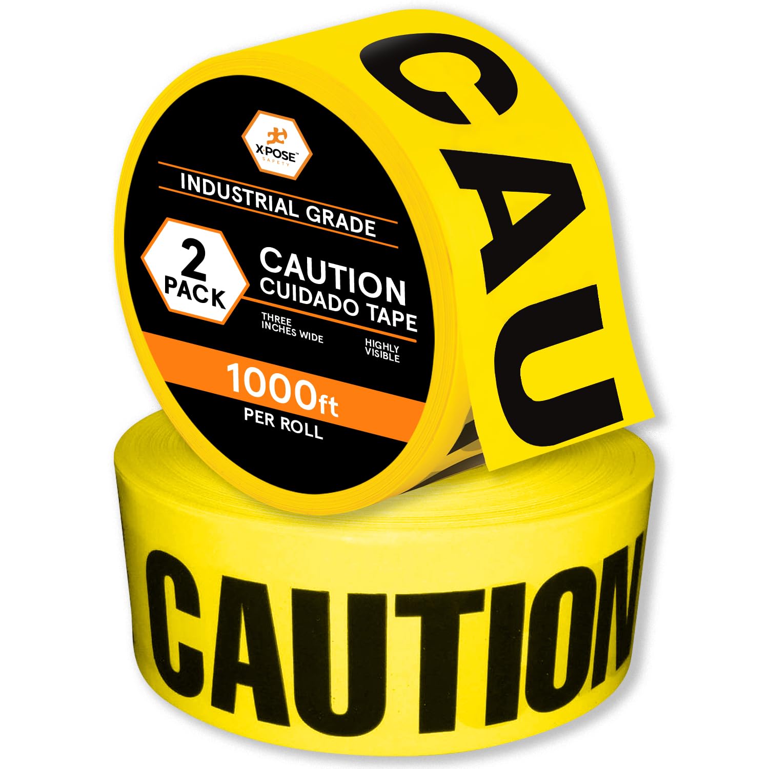 Snapklik.com : Xpose Safety Yellow Caution/Cuidado Tape