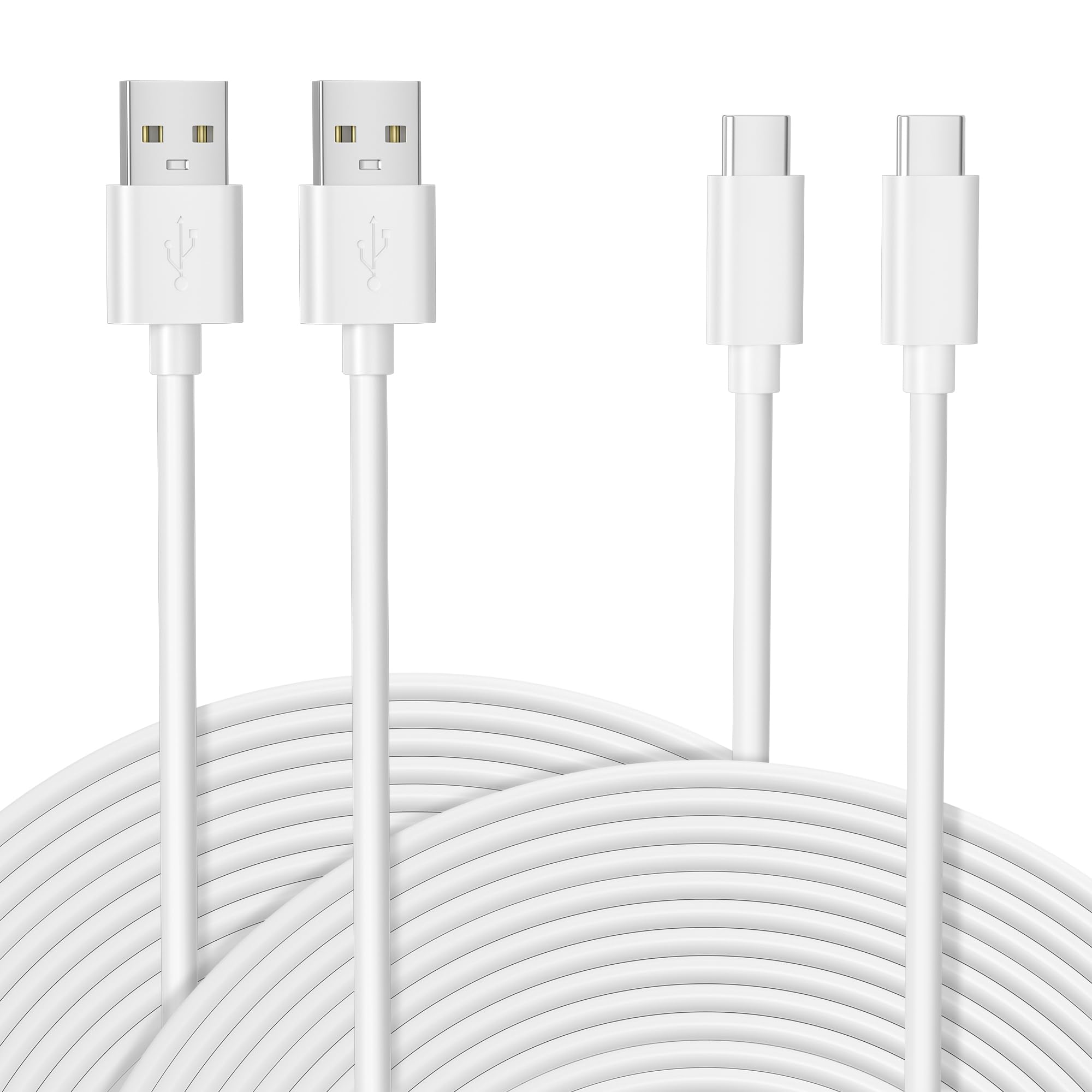 Snapklik.com : PS5 Controller Charger Cable 20FT/2Pack,Extra Long USB A ...