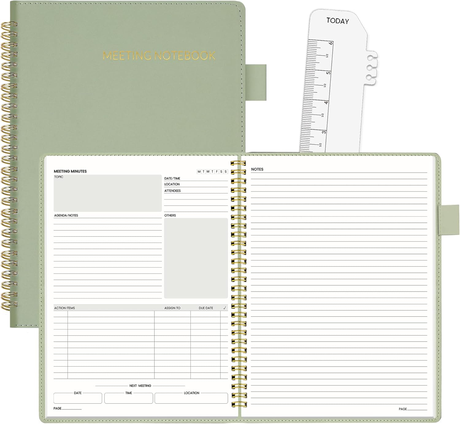 Amazon.com : SUNEE Half Meeting Half Note - 7.5"x10" Professional ...