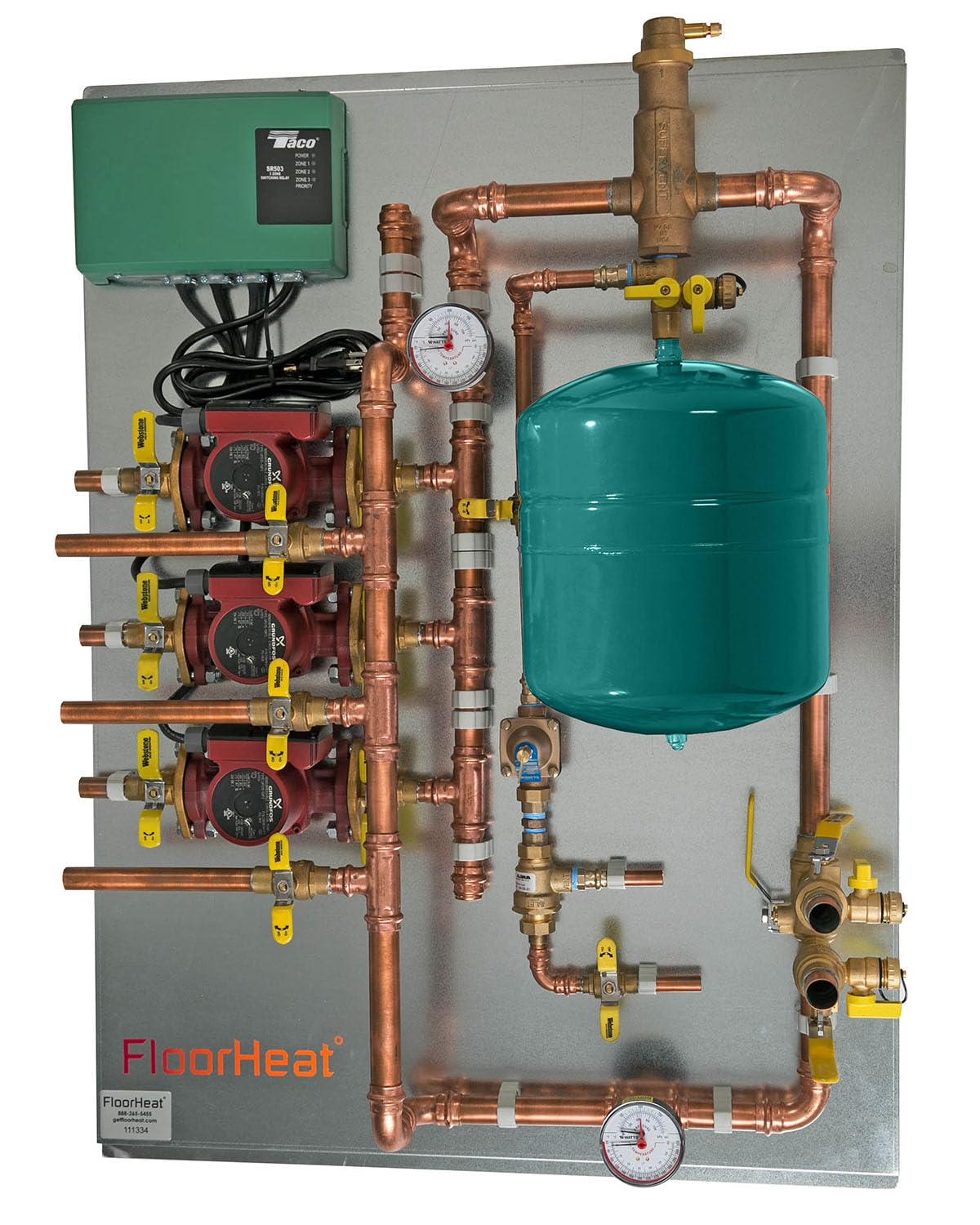 Amazon.com: Hydronic Radiant Heat Distribution/Control System (3 Zone ...