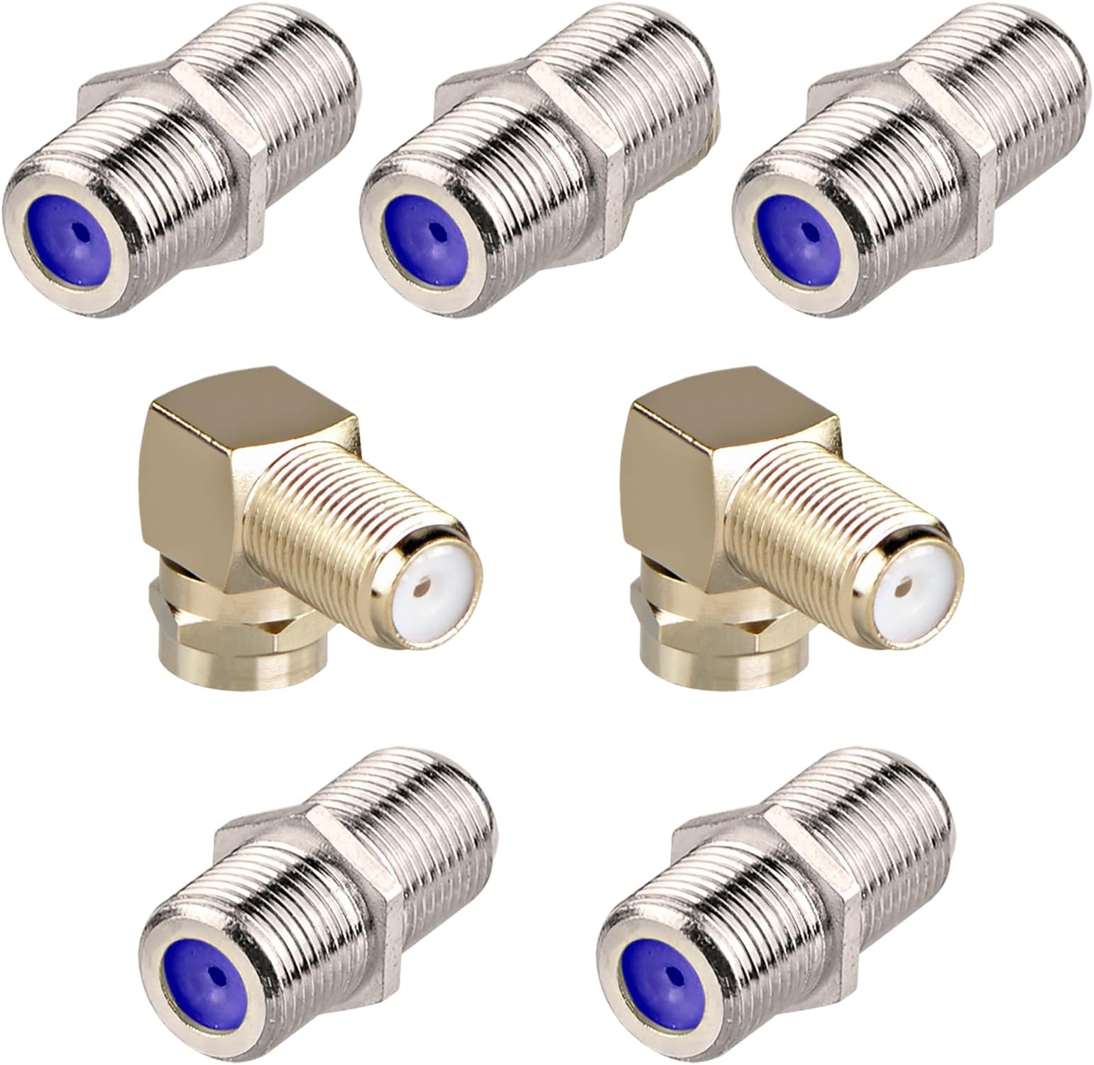 Amazon.com: VCELINK 3GHz Coaxial Cable Connector 5-Pack Bundle with ...