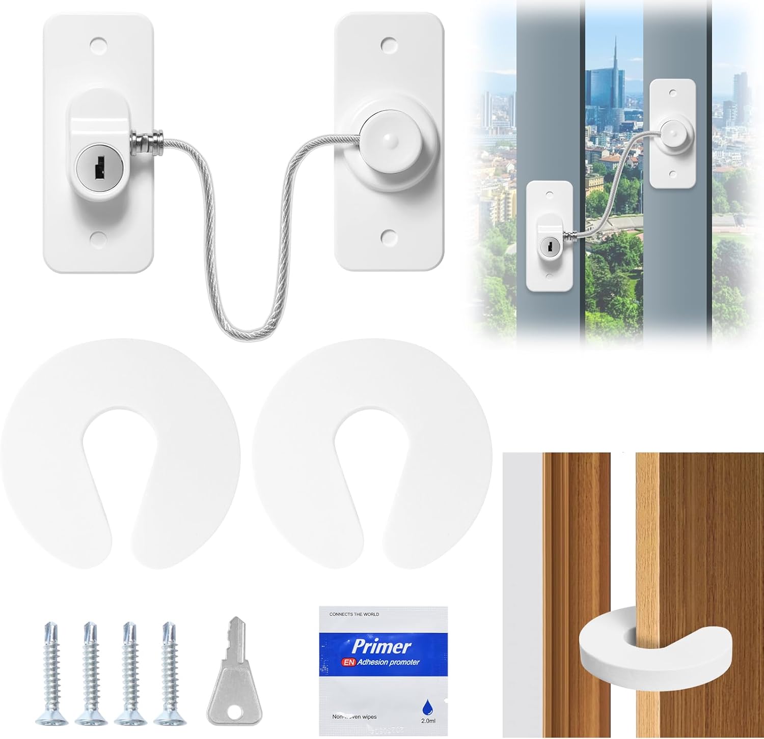 Window Safety Locks, Adhesive Window Restrictors, Window Locks for UPVC ...