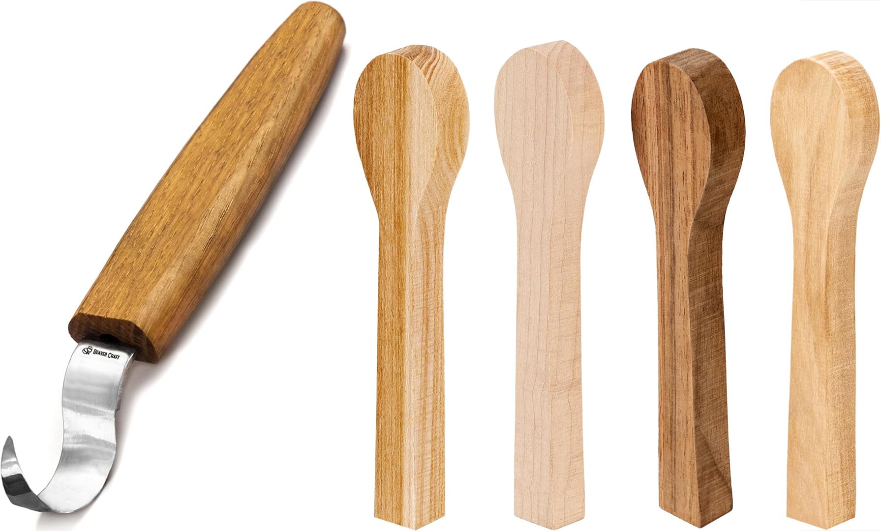 Amazon.com: BeaverCraft SK1Wood Carving BB3 Spoon Carving Kit Wood ...