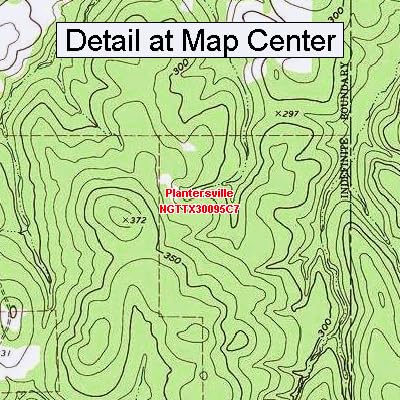 Amazon.com : USGS Topographic Quadrangle Map - Plantersville, Texas ...