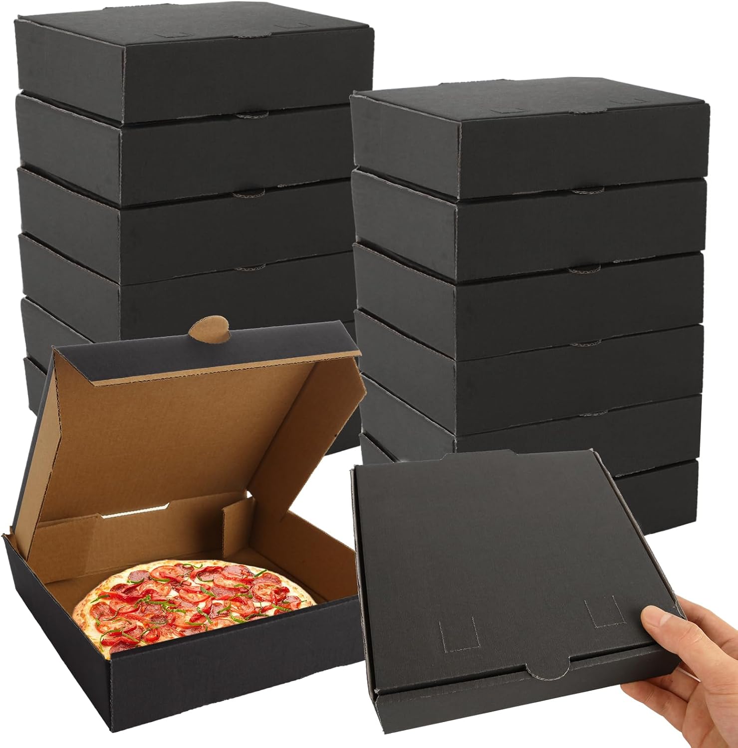 Amazon.com: QTLCOHD 40 Pack Pizza Boxes 6.3 x 6.3 x 1.7 Inches Mini ...