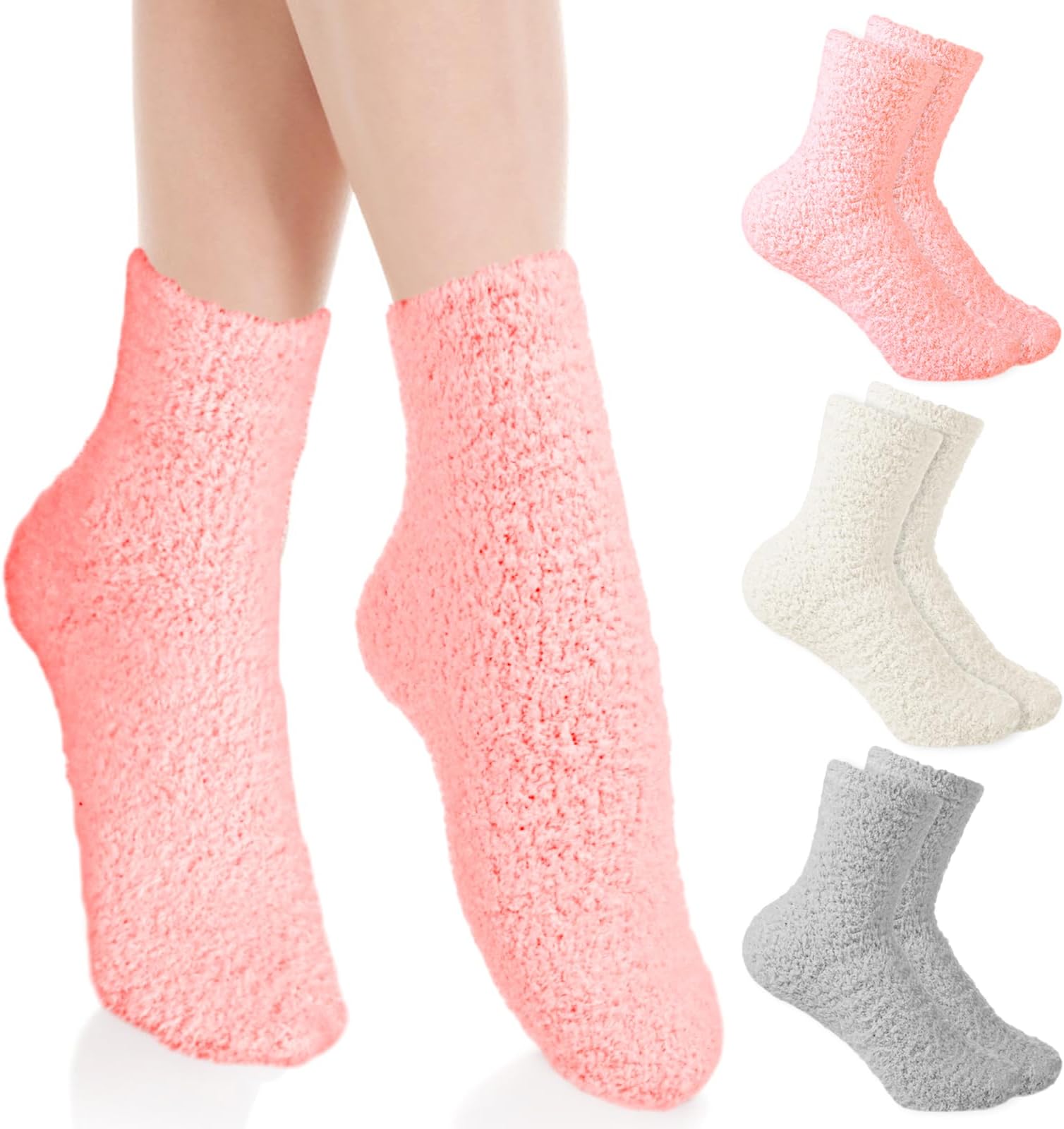 Amazon.com : 3Pairs Aloe Socks Moisturizing Socks Sleeping SPA Socks ...
