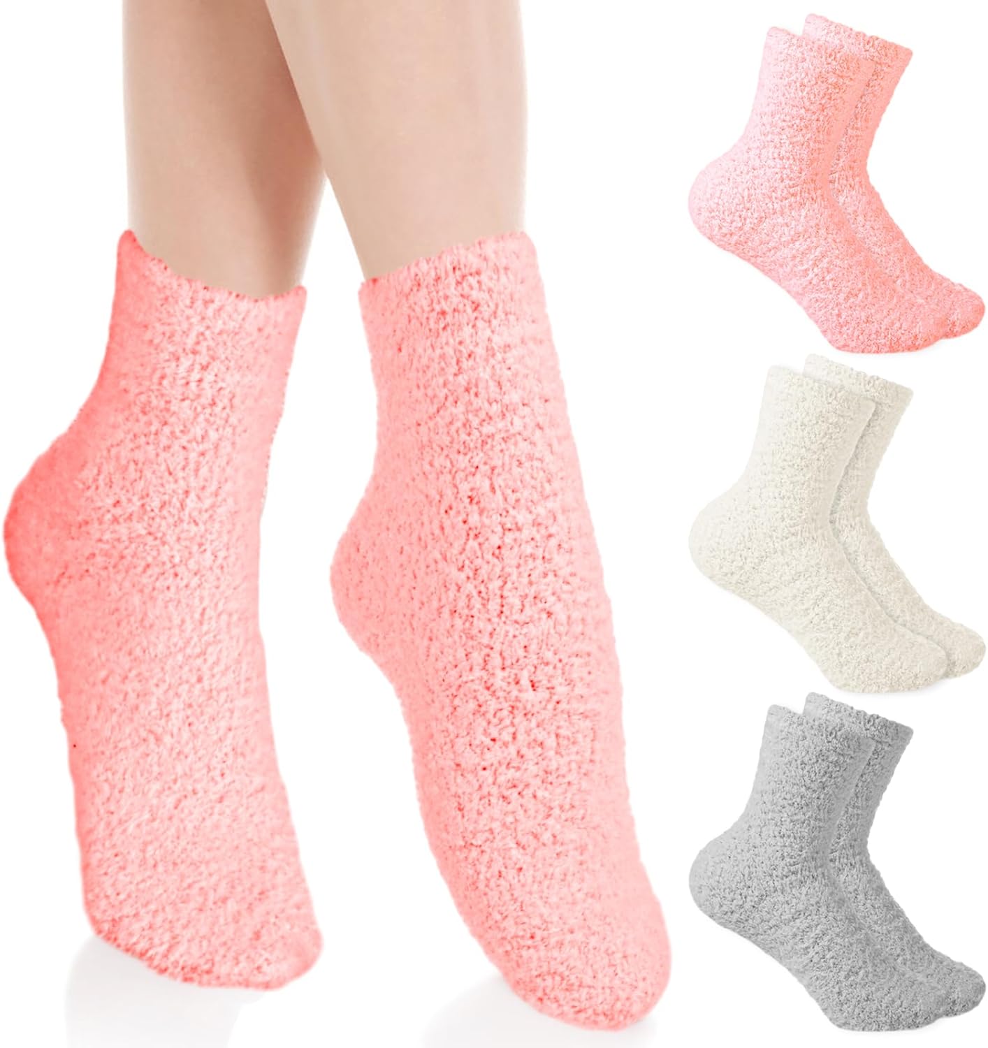 Amazon.com : 3Pairs Aloe Socks Moisturizing Socks Sleeping SPA Socks ...