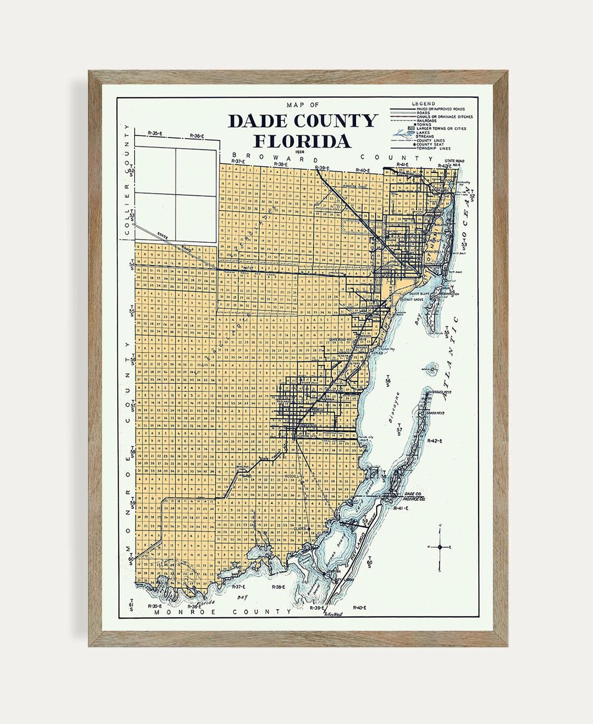 Mapa Del Condado De Florida