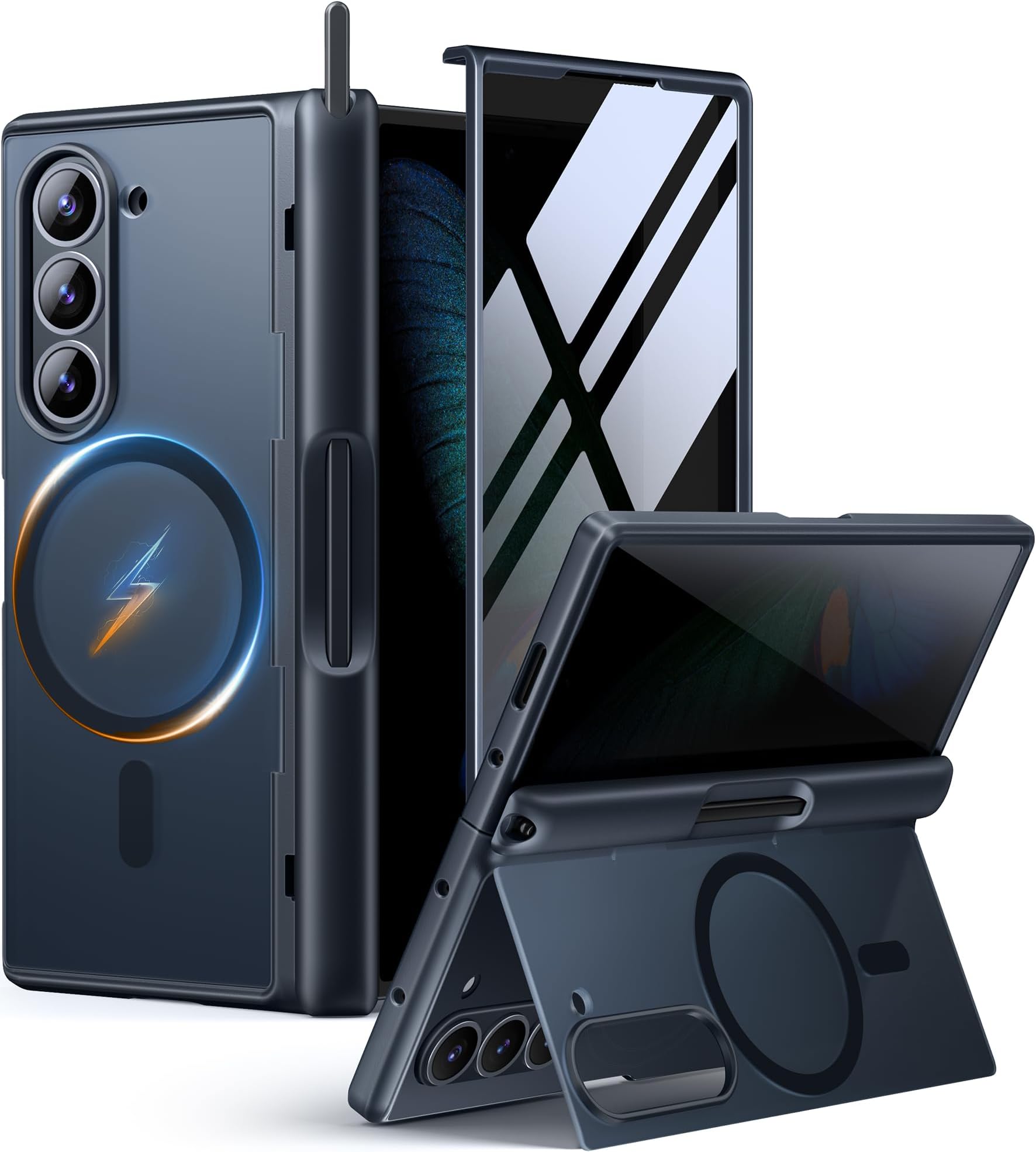 MOBOSI Upgraded for Samsung Galaxy Z Fold 6 Case with S Pen Slot ...