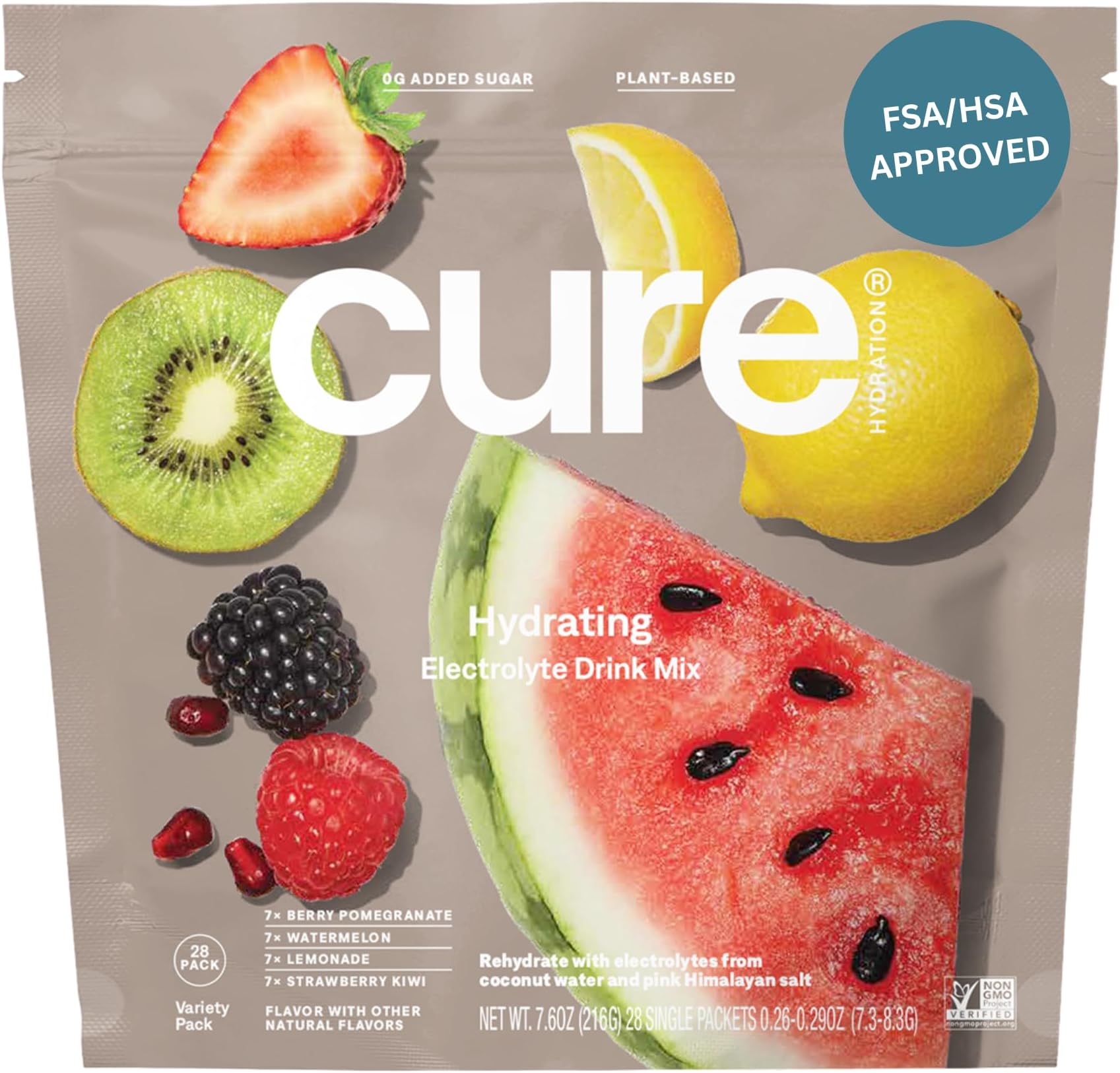 Amazon.com: Cure Hydrating Electrolyte Mix | Electrolyte Powder for ...