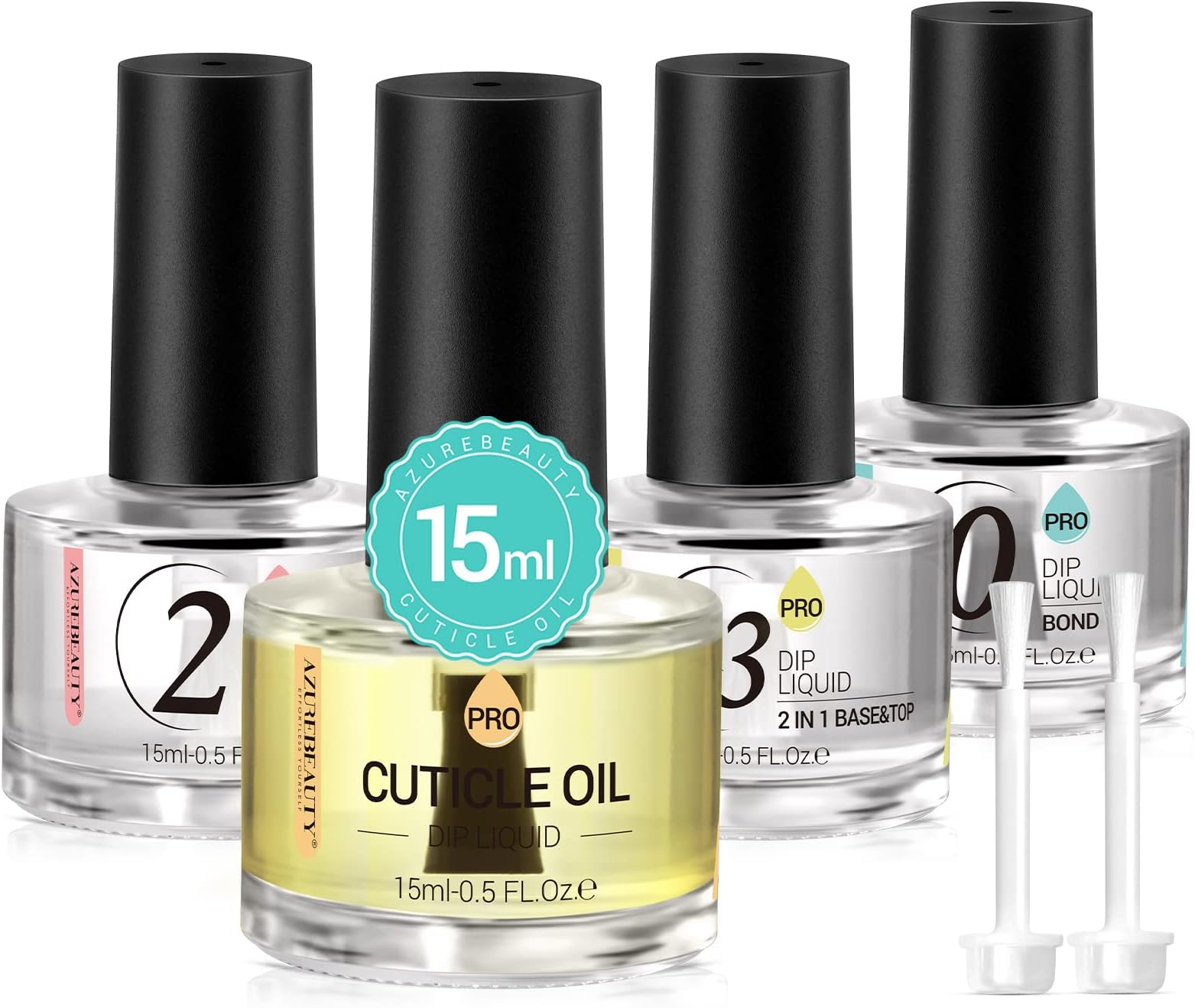Amazon.com: AZUREBEAUTY Dip Powder Top Coat 15ml for Nail Dipping ...