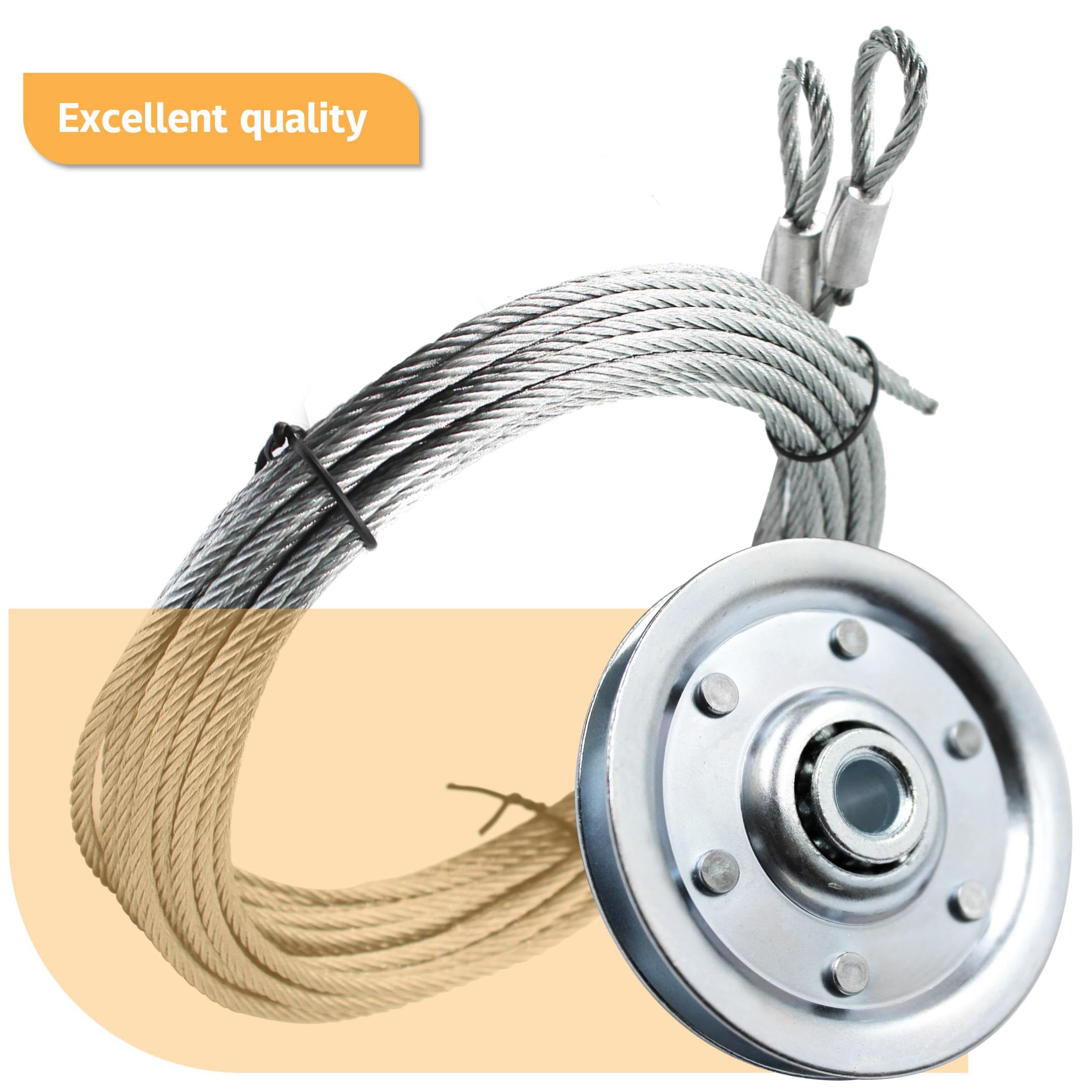 Snapklik.com : LAJIAOZ Garage Door Cable And Pulley Replacement Kits ...