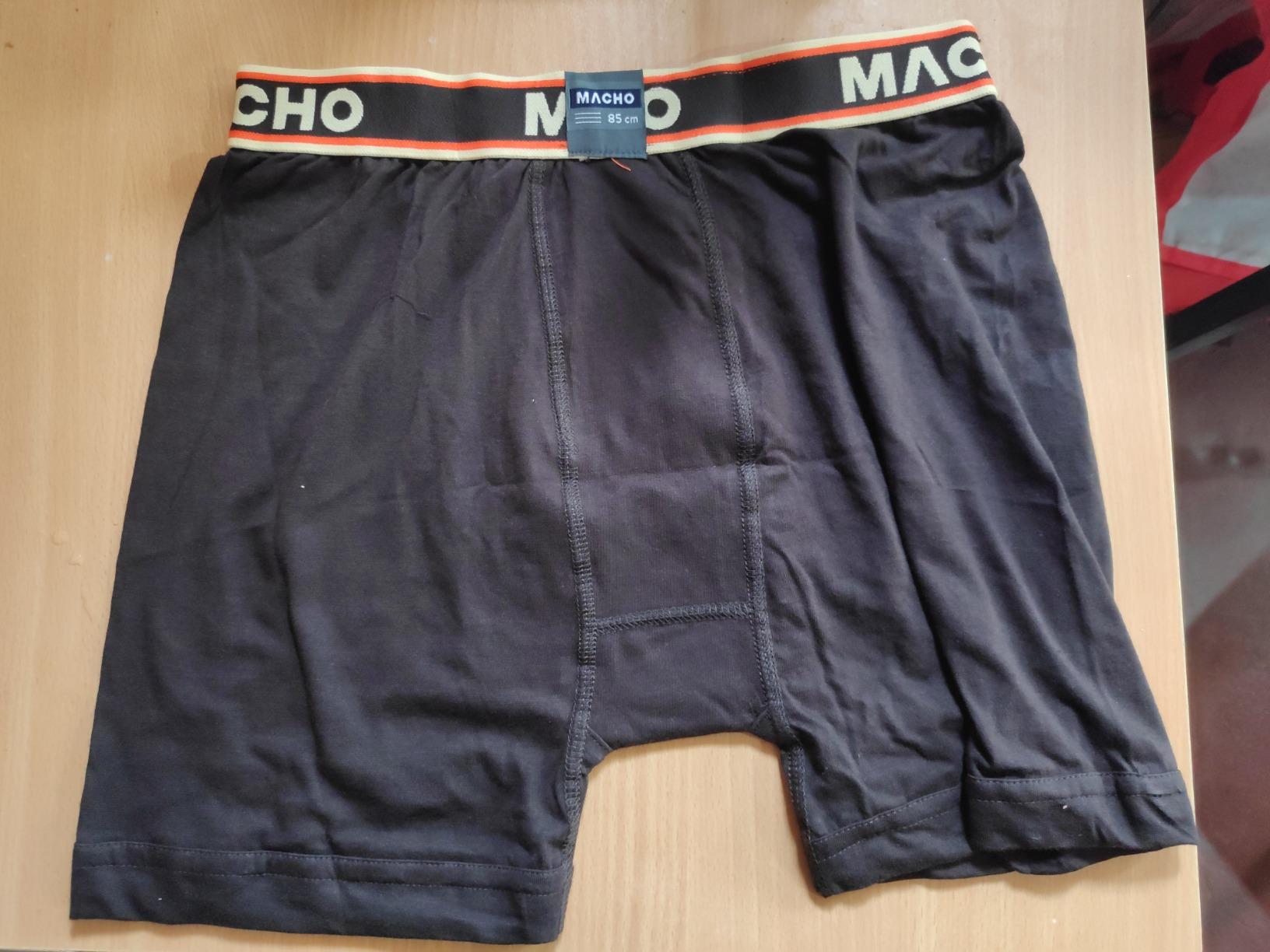 Buy Macho Men's Long Cotton Fine Trunk Pack of 1 (Multi Color), 85 cm ...