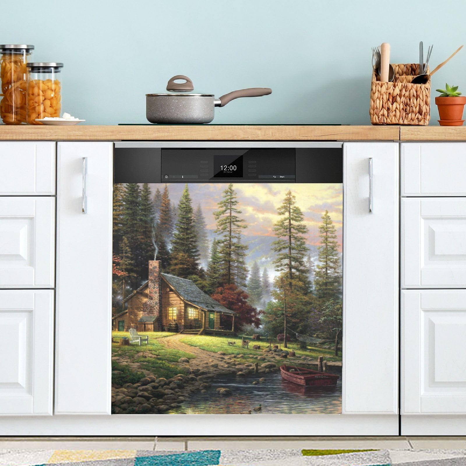 Dishwasher Magnet Cover Dishwasher Front Panel Covers Decorative ...