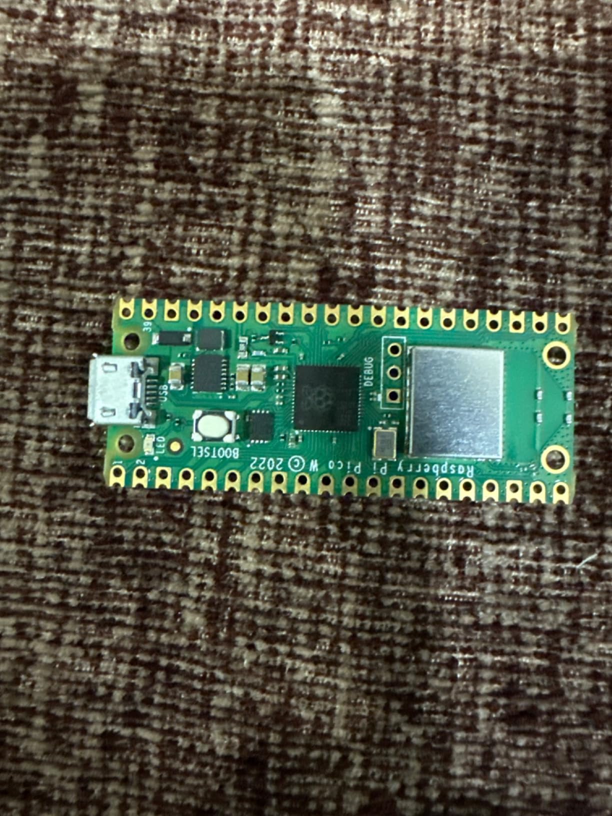 Raspberry Pi Pico W, Built-in WiFi Support 2.4/5 GHZ Wi-Fi 4, Based on ...