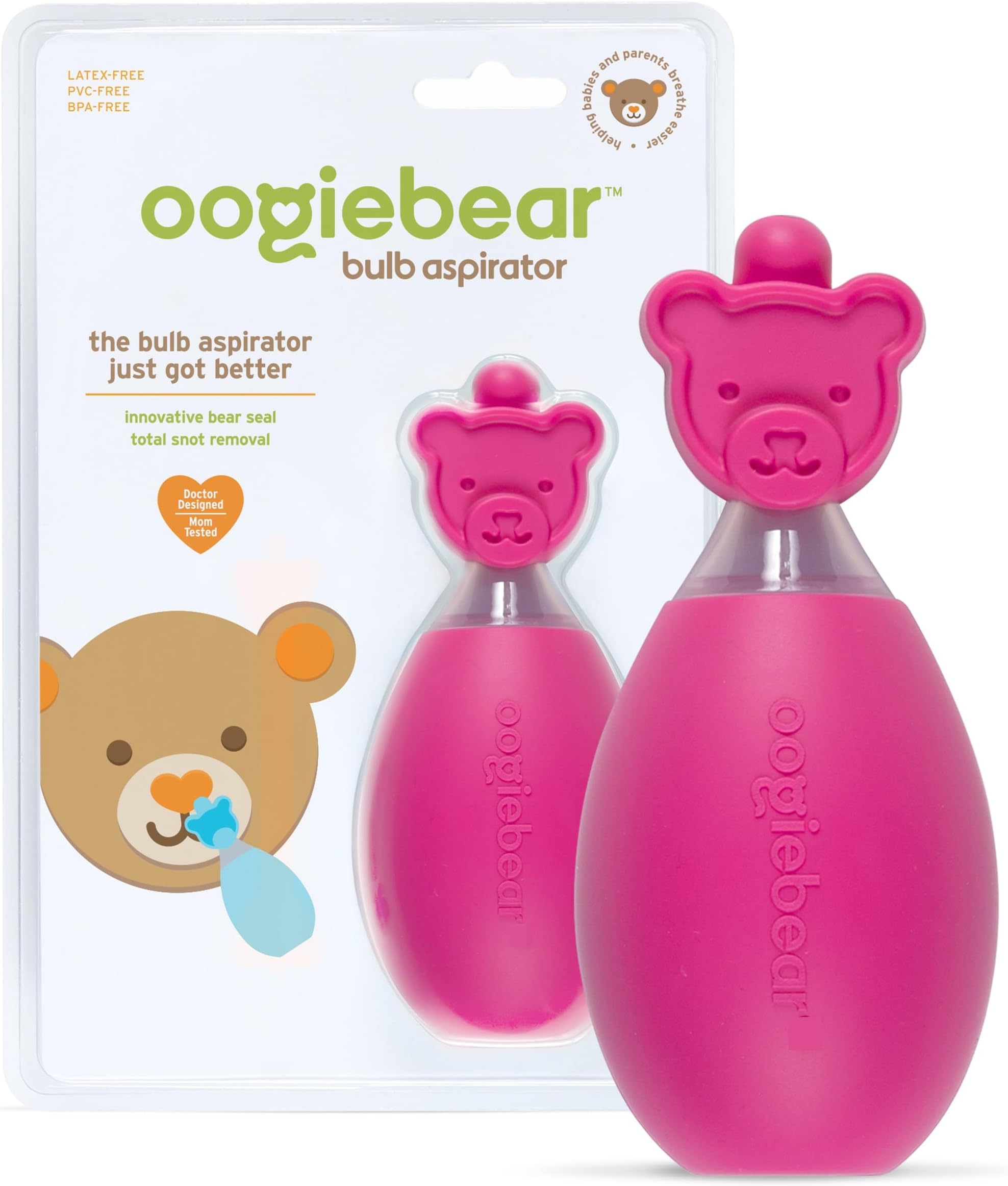 Amazon.com: oogiebear: Baby Nasal Aspirator - Safe Booger & Earwax ...