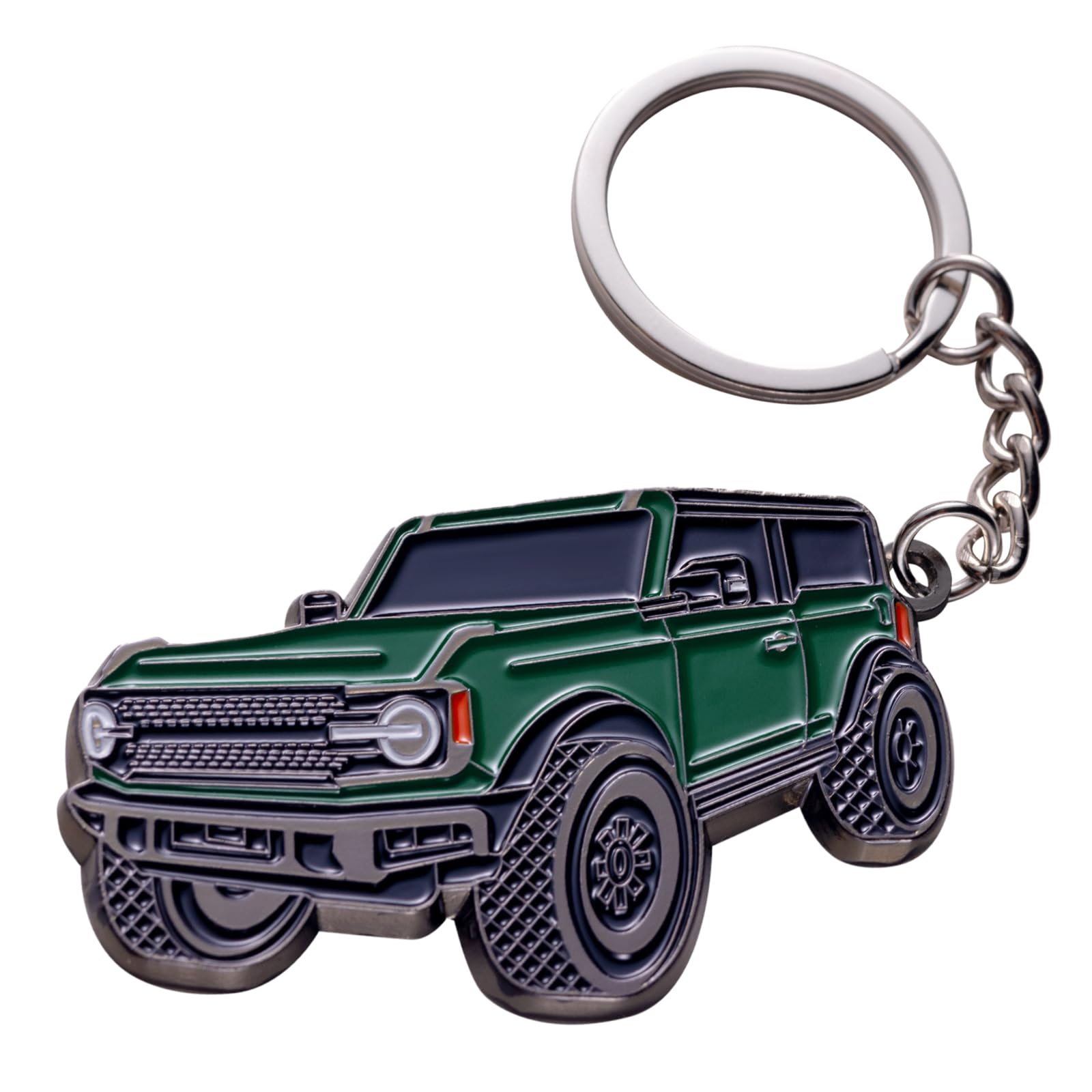 Amazon.com: SINLAKUA Bronco Keychain 4 door key chain Fob Cover Cool ...