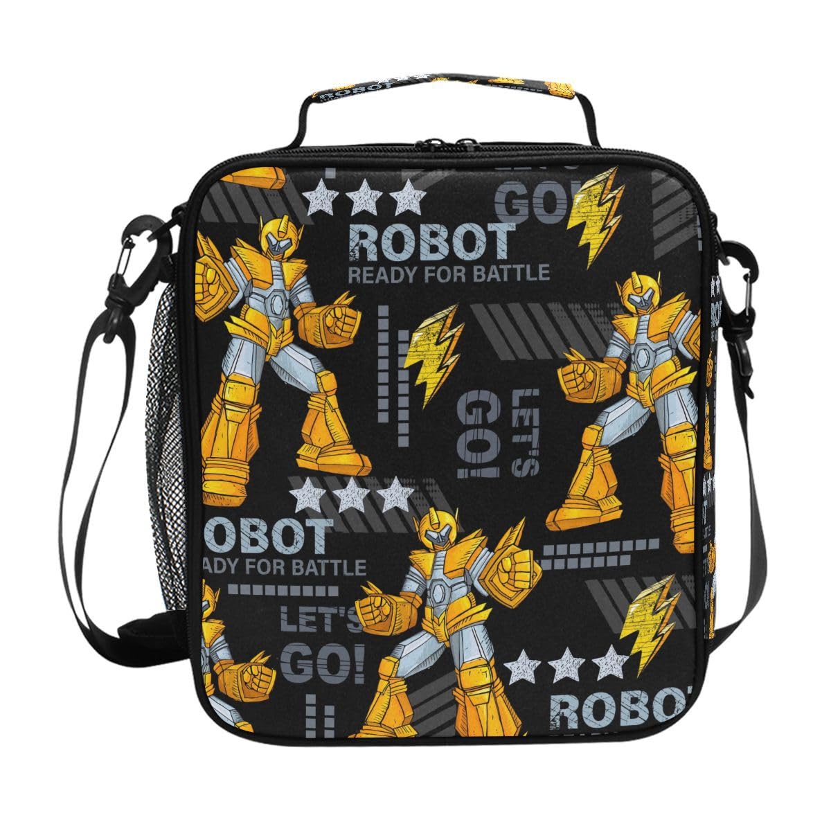 Amazon.com: Urban Style Robots Lunch Box for Girl Boys, School Kids ...