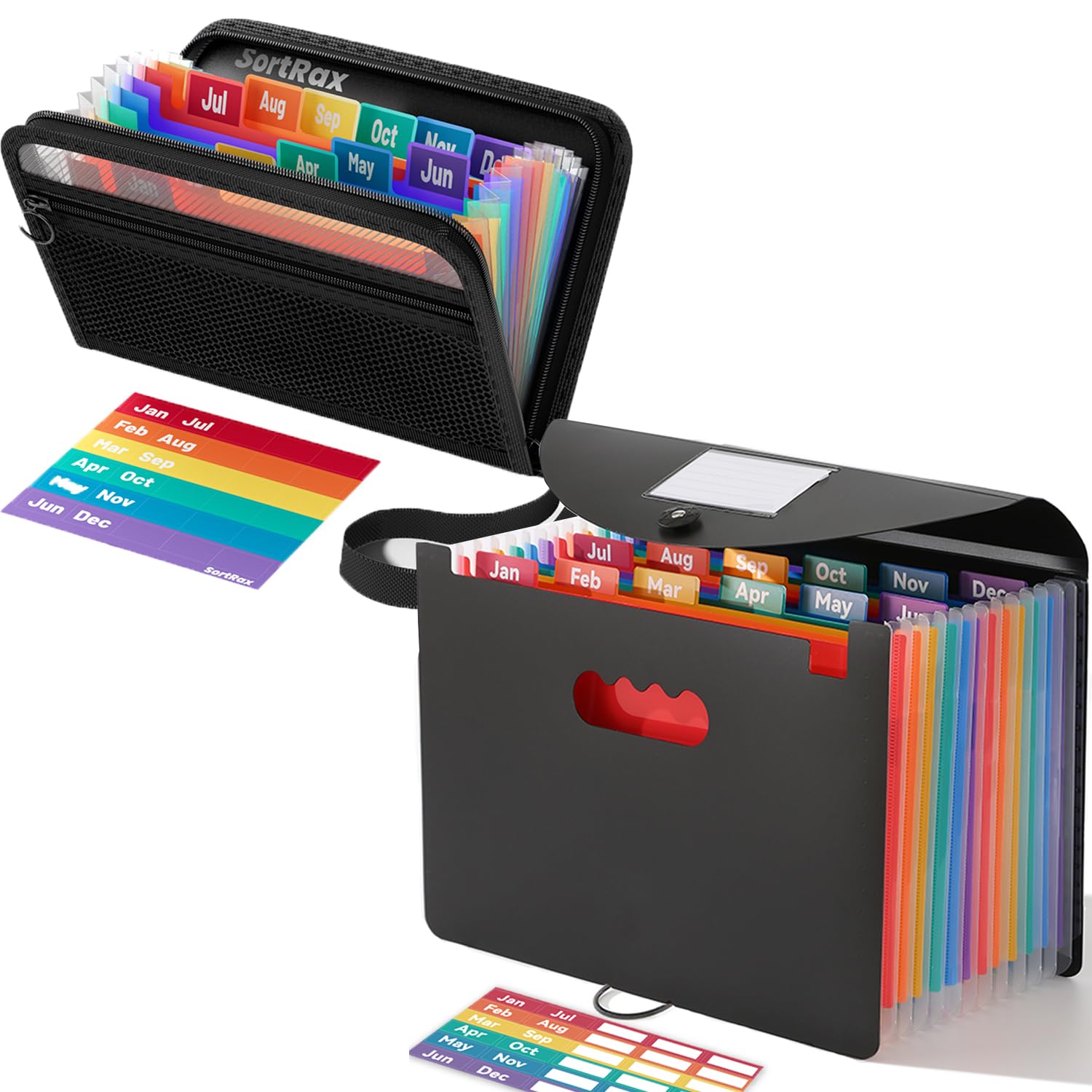 Amazon.com : SortRax Small A6 Receipt Coupon Organizer & Portable ...