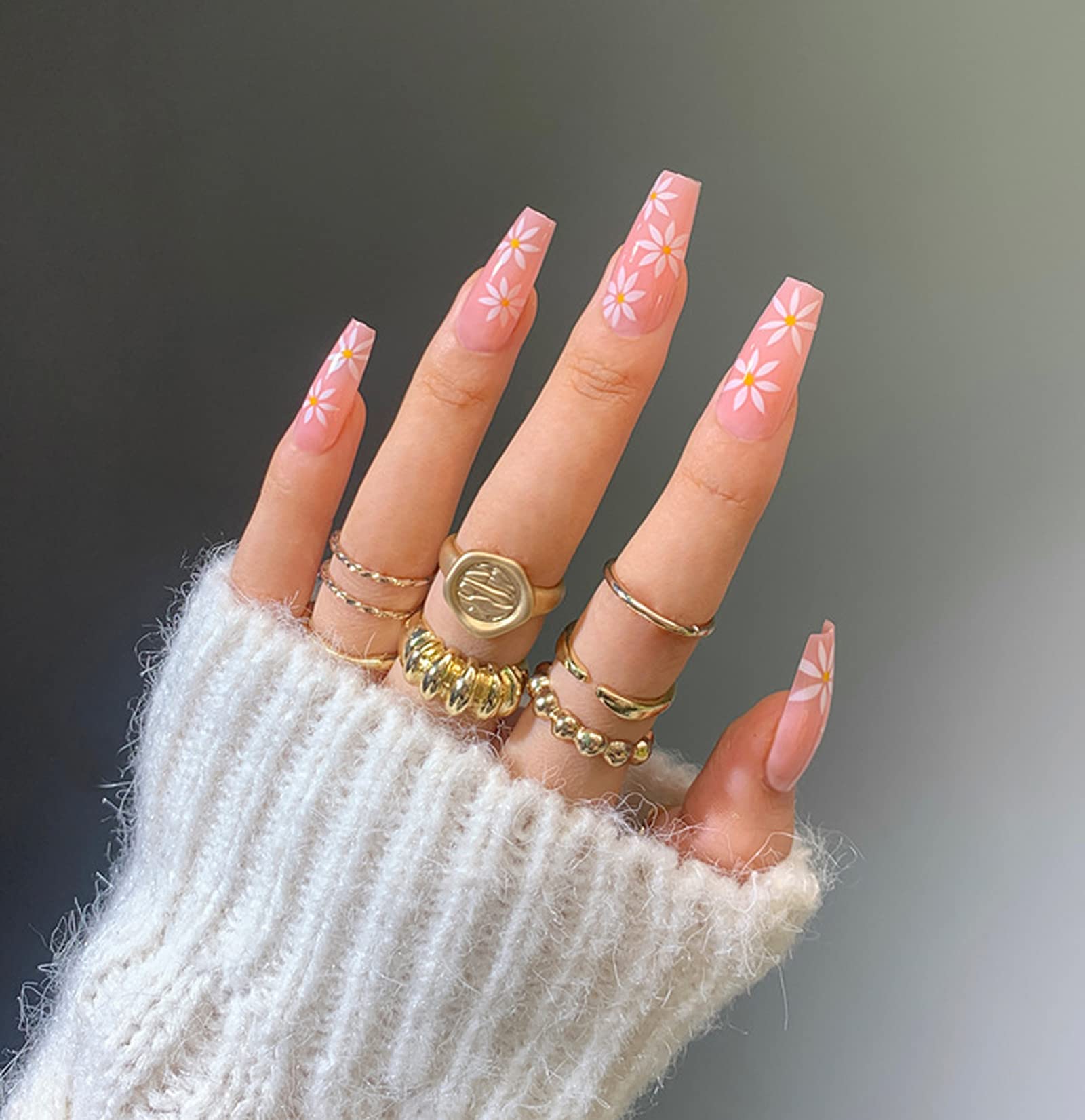 Gold Stiletto Nails Tumblr