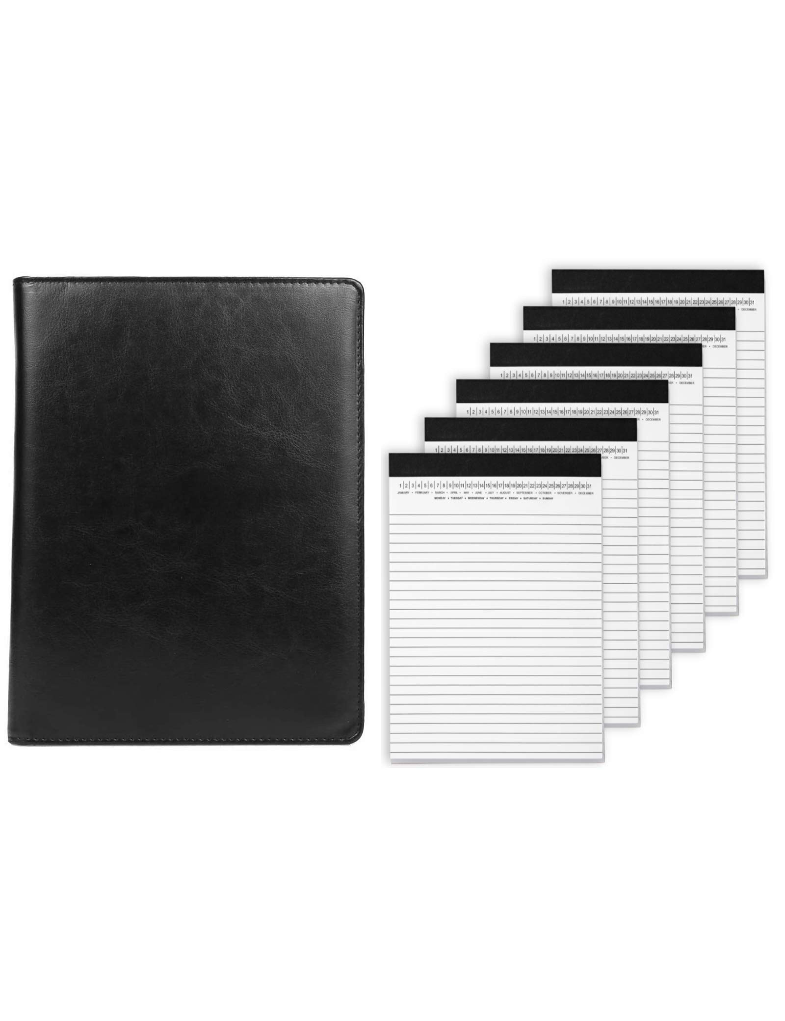 Amazon.com : Bundle:Small Black Clipboard Junior Padfolio Folio 7 x 9 ...