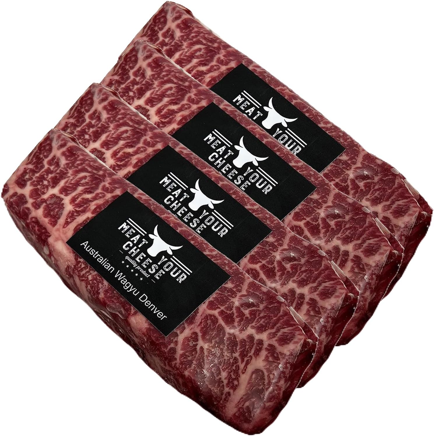 Amazon.com: Australian Wagyu Denver Steak 8oz x 1 Pack - Meat Your ...