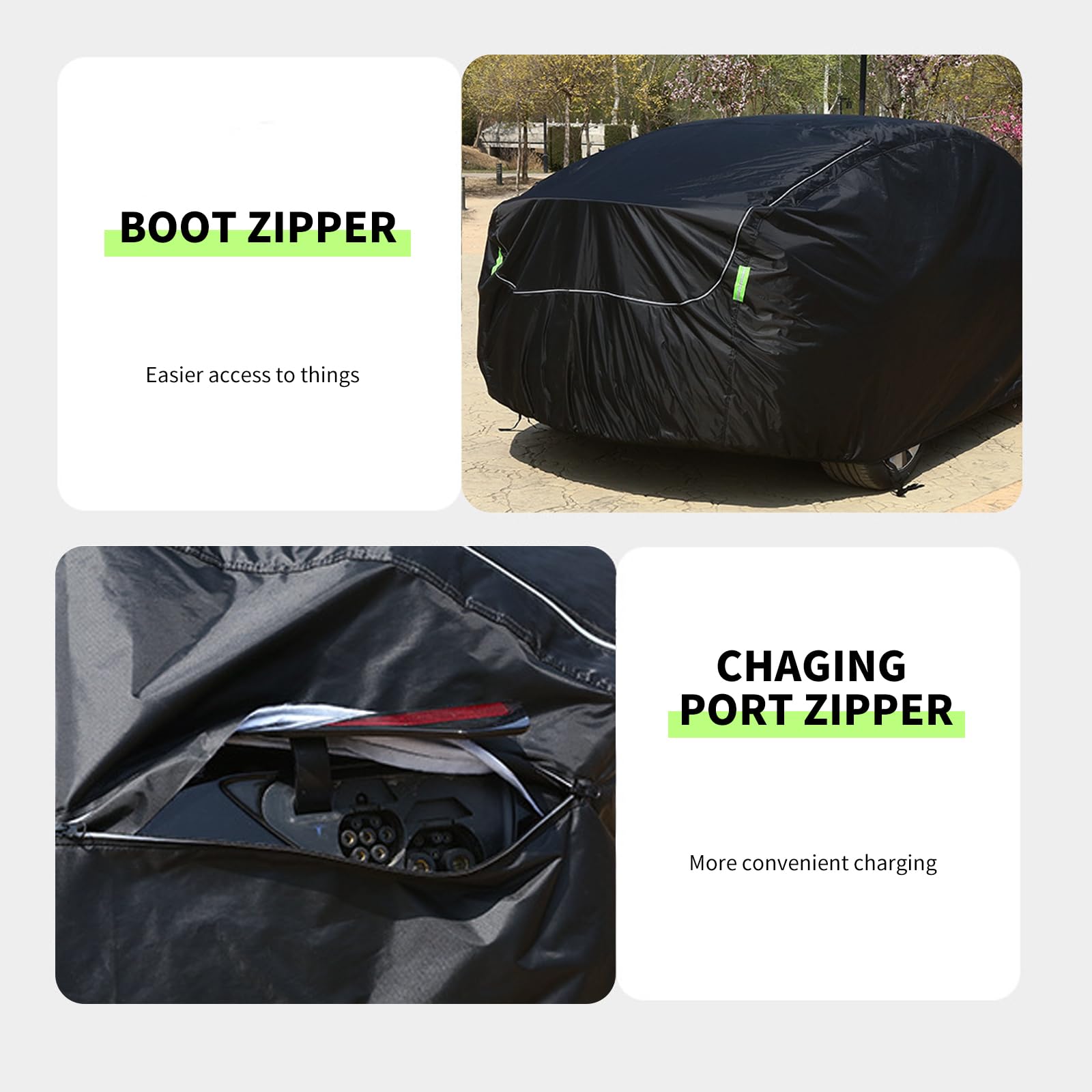 Snapklik.com : Powlamk Tesla Model 3 Car Cover - All Weather UV ...