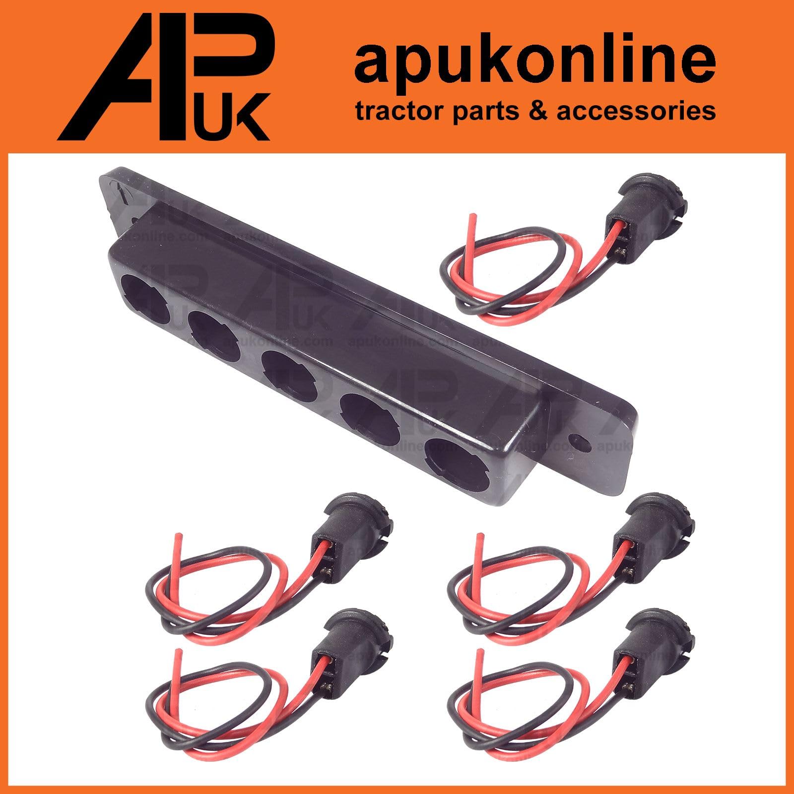 Tractor Warning Light Panel Warning Sign Set, One Side For Left And