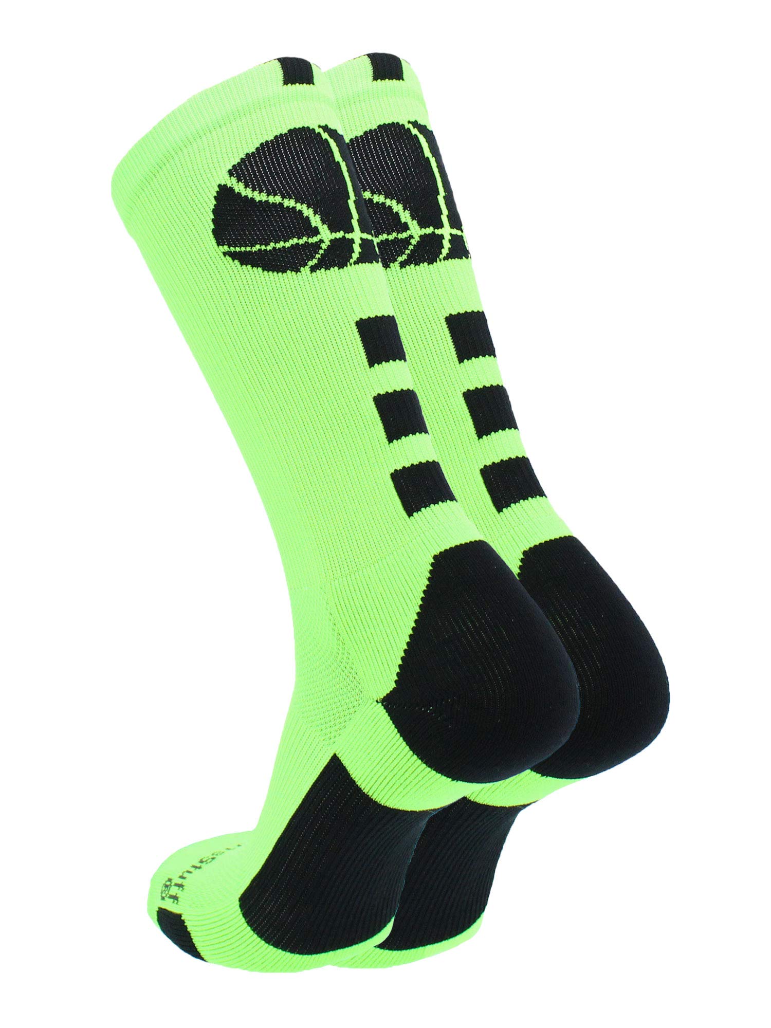 Snapklik.com : MadSportsStuff Basketball Logo Athletic Crew Socks