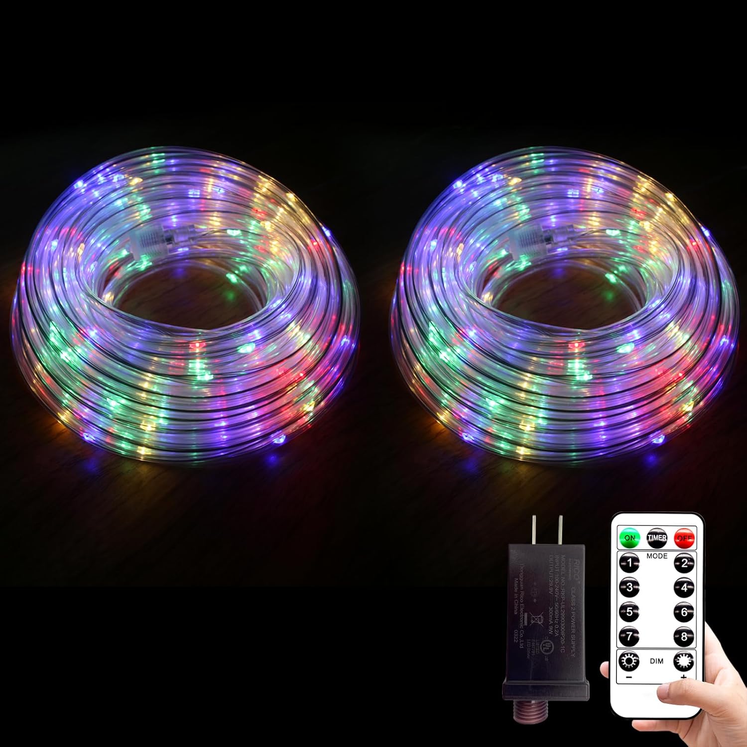 Amazon.com: Cattlite LED Rope Lights Outdoor,132Ft 400LEDs Rope Light ...