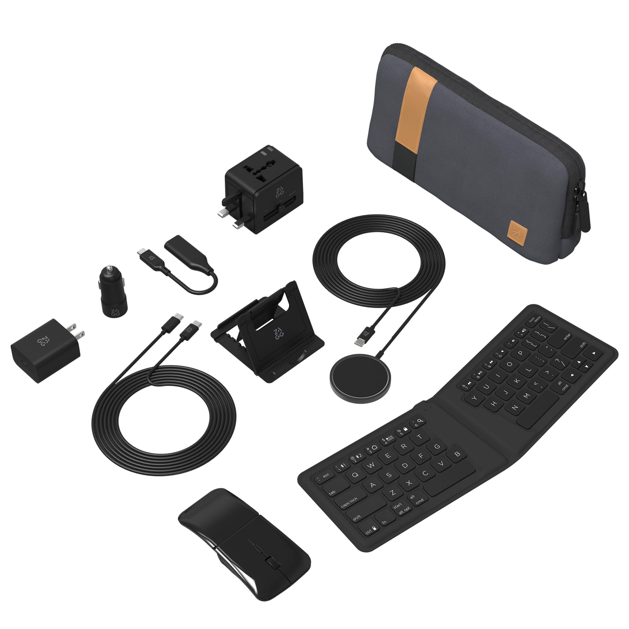Amazon.com: ZAGG Desktop Essentials International Travel Kit ...