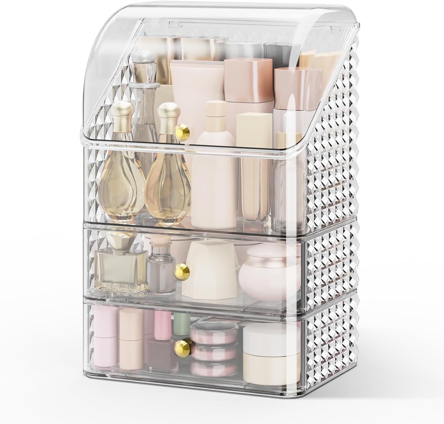 Amazon.com: Soimeat Makeup Organizer Countertop, Stackable Cosmetics ...