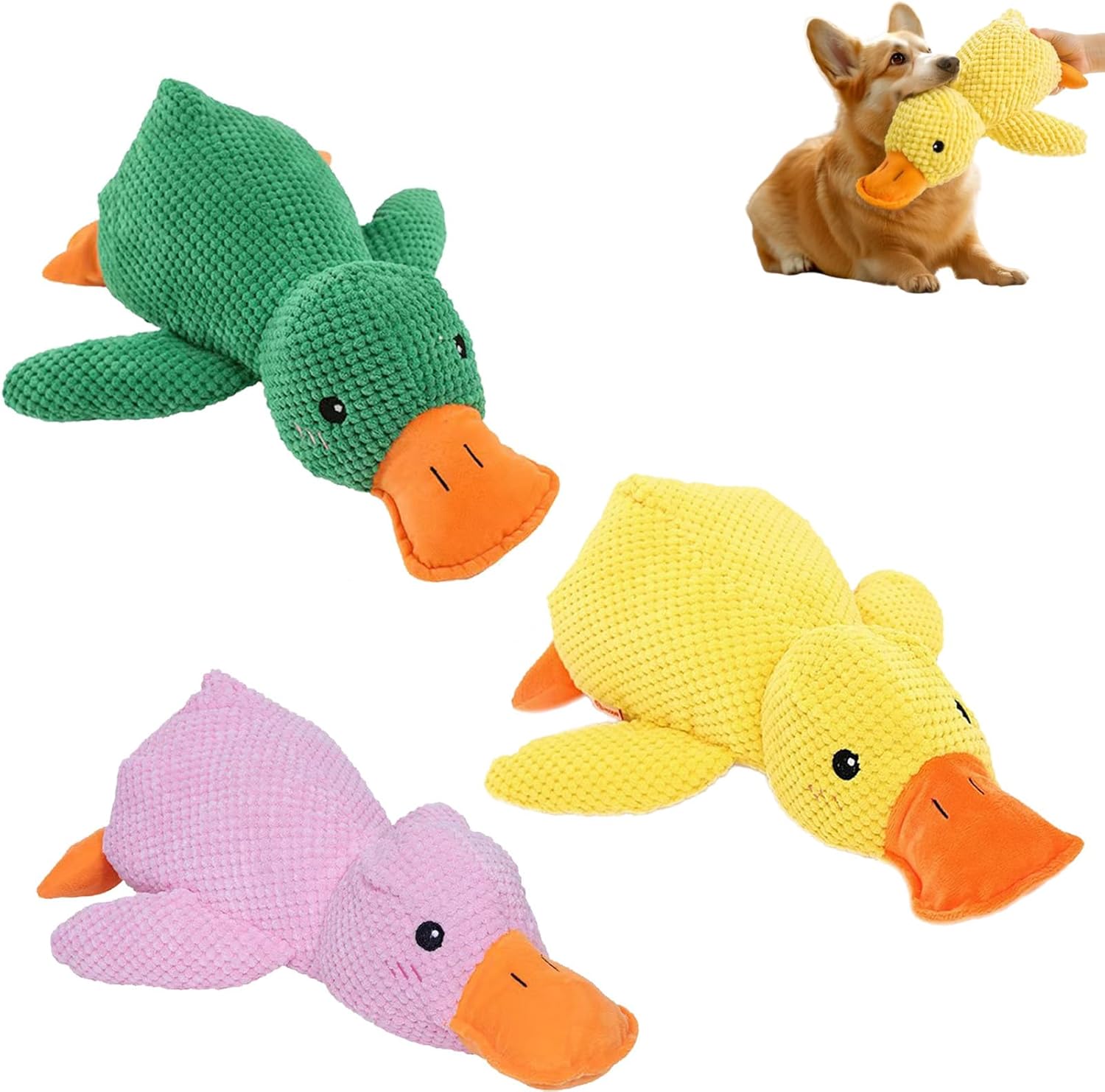 Amazon.com : Vivahine Calming Duck Toy, Calming Duck Toy for Dogs, Dog ...