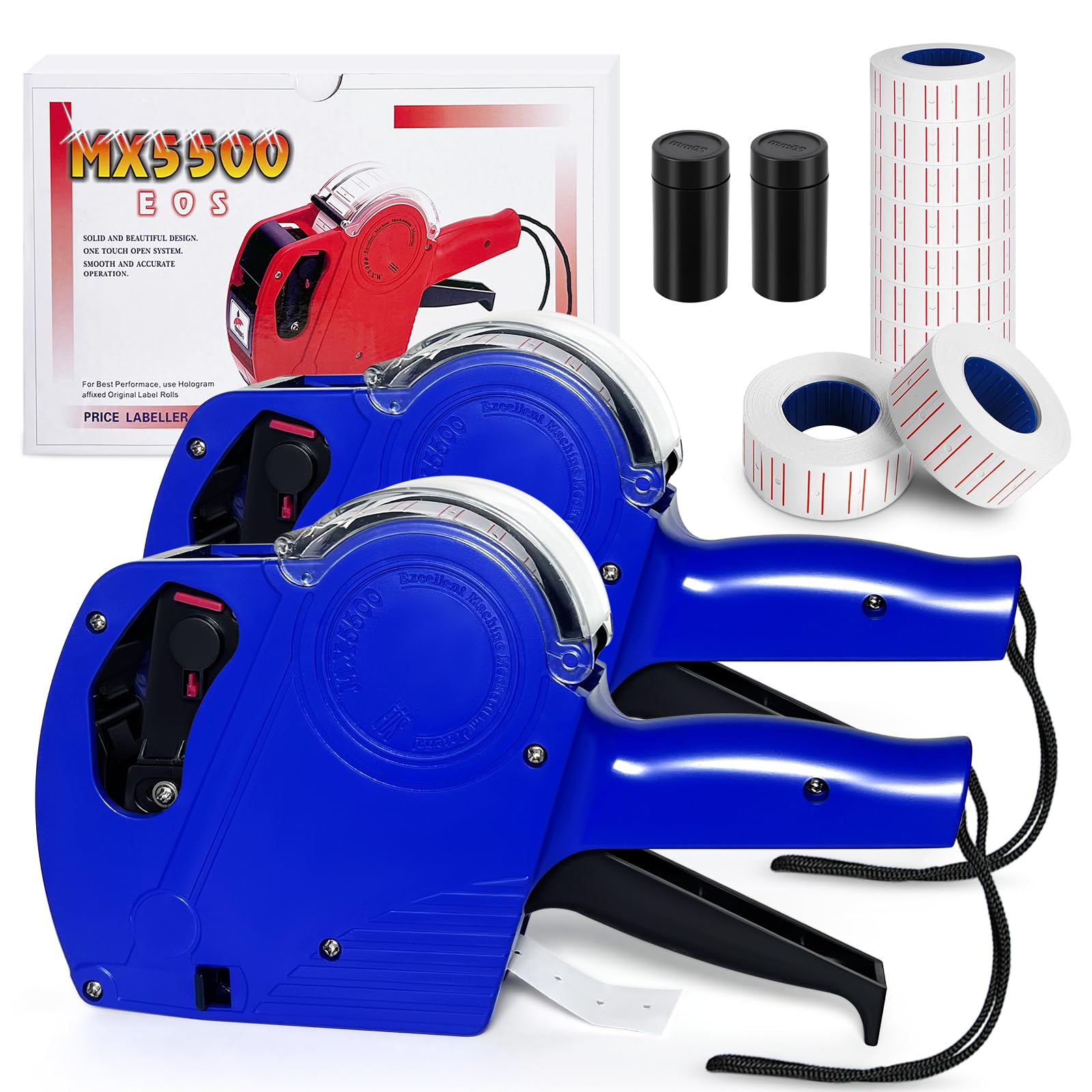 Amazon.com : LonXFan Price Gun, 2 Pack Pricing Gun - 8 Digits Price Tag ...