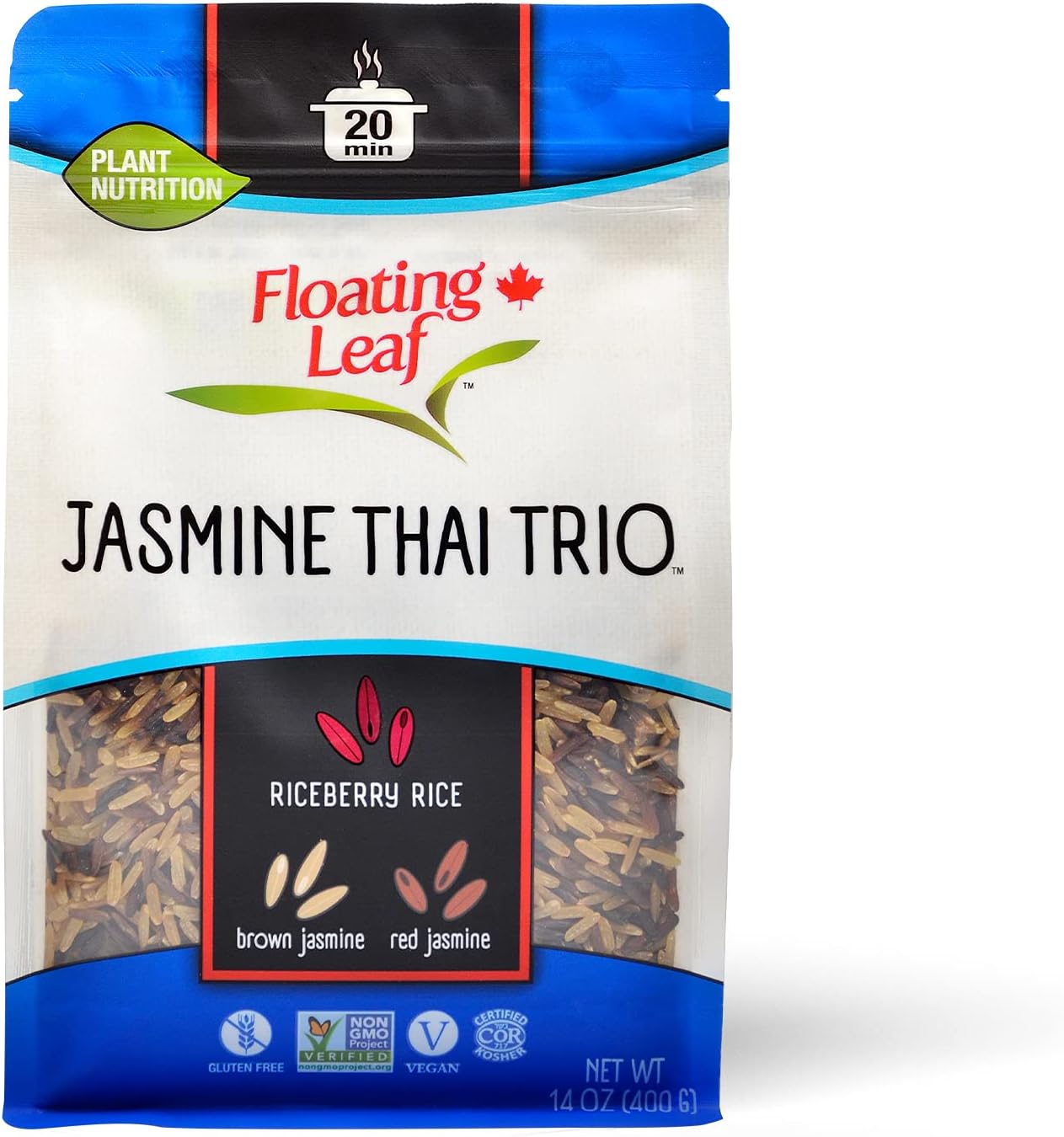 Amazon.com : 5 Pounds Three Ladies Brand Whole Grain Pure Jasmine Rice ...